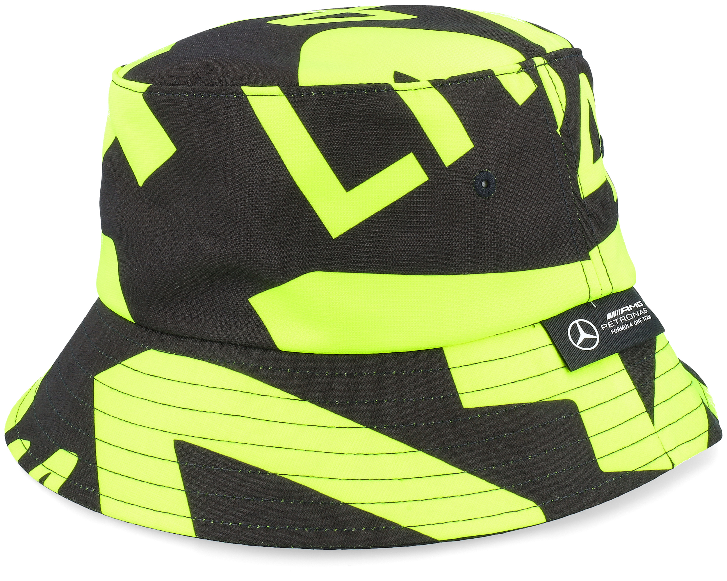 Mercedes Amg F1 24 Hamilton Neon Yellow Bucket - Formula One Şapka ...