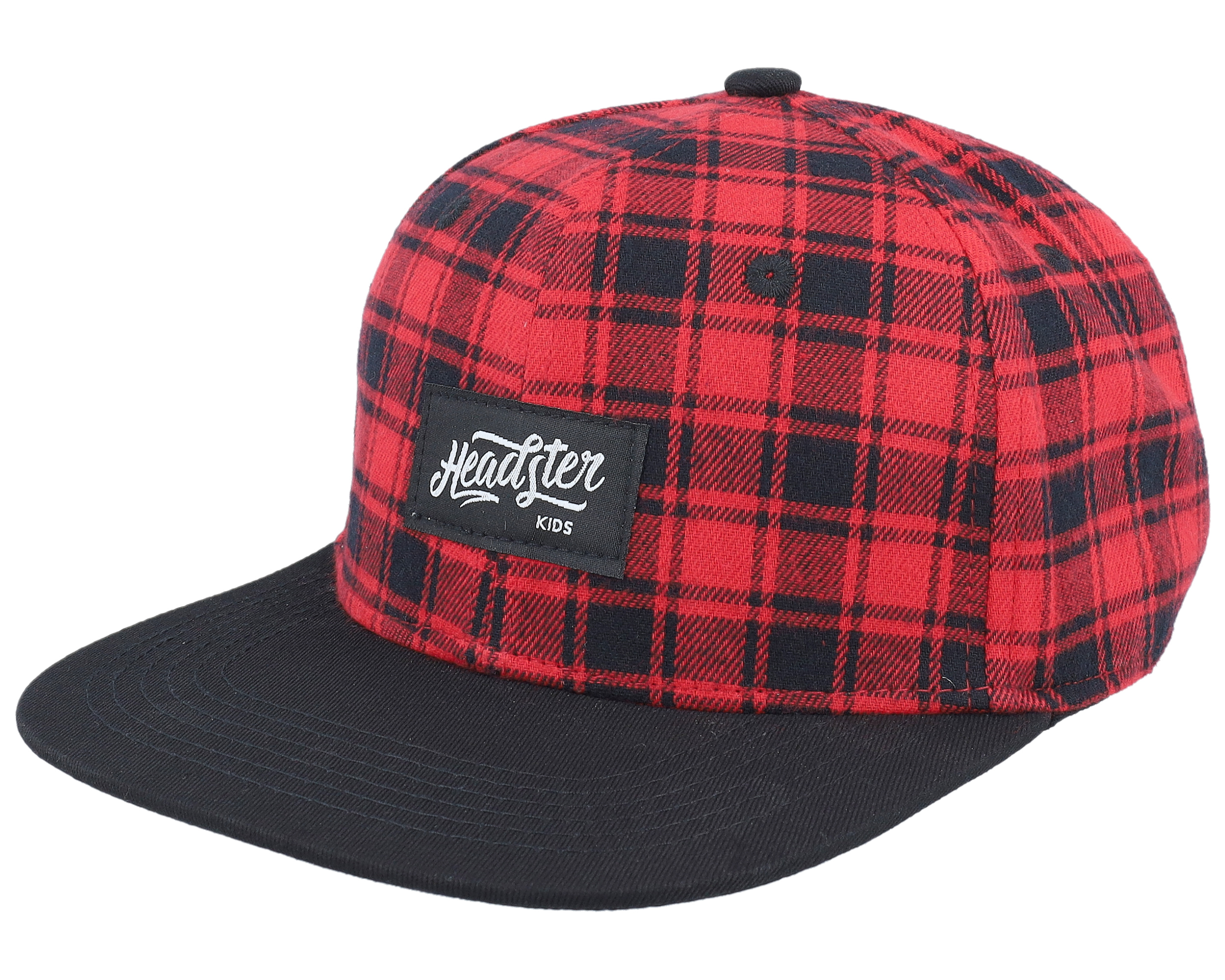 Kids Buffalo Print Red/Black Snapback | Hatstoreworld.com