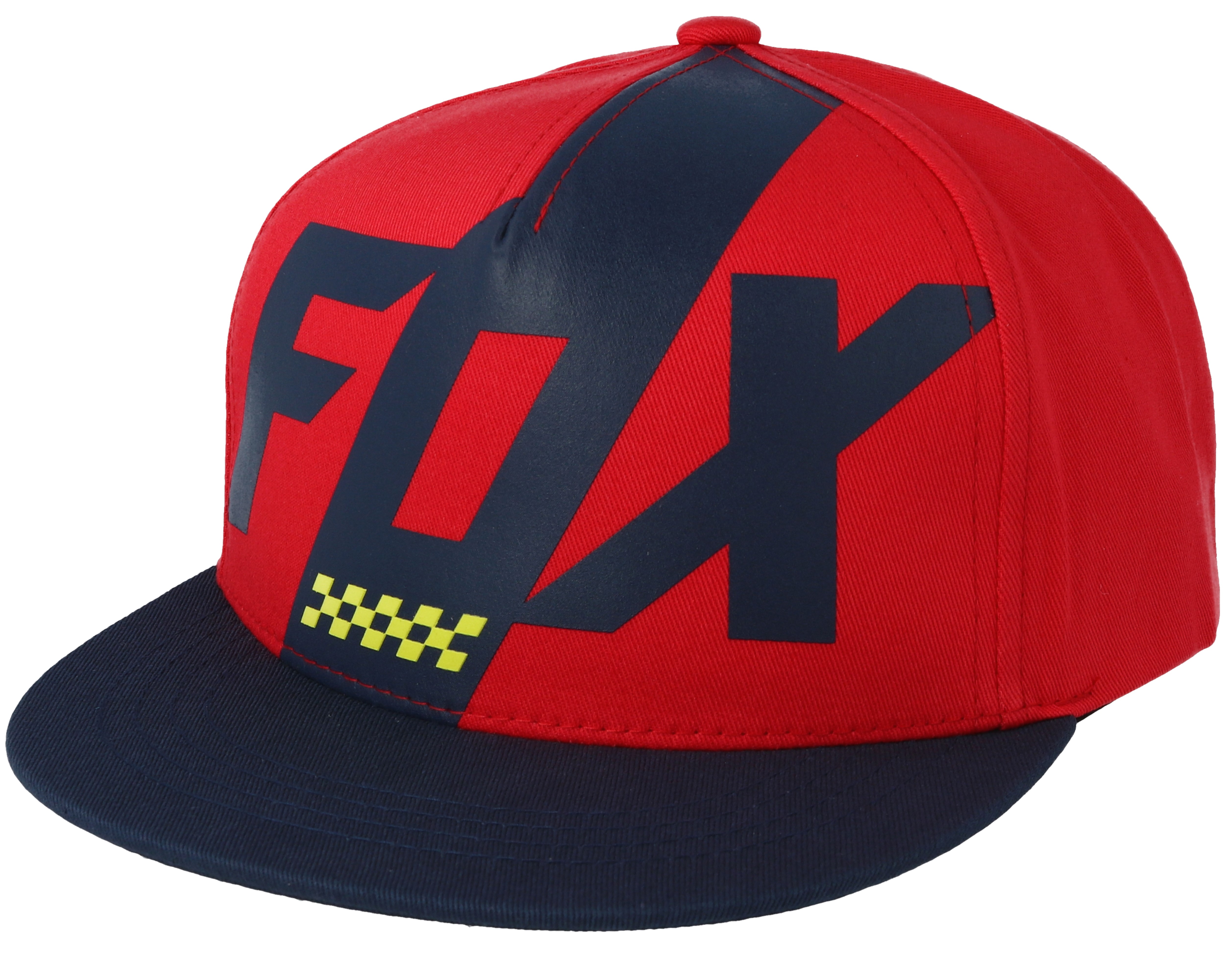 Youth Scalene Dark Red Snapback - Fox cap | Hatstoreworld.com