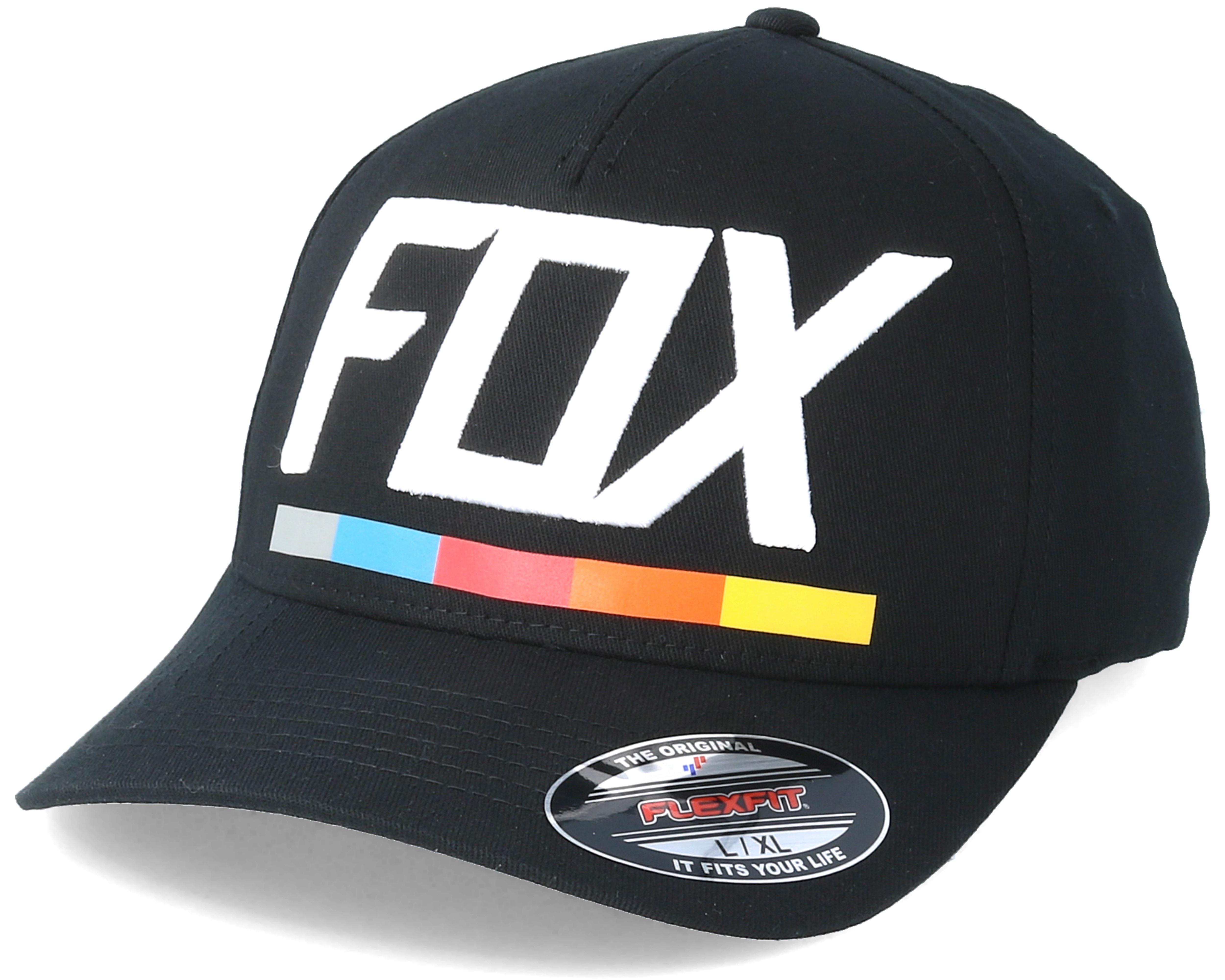 Draftr Black Flexfit - Fox | Hatstoreworld.com