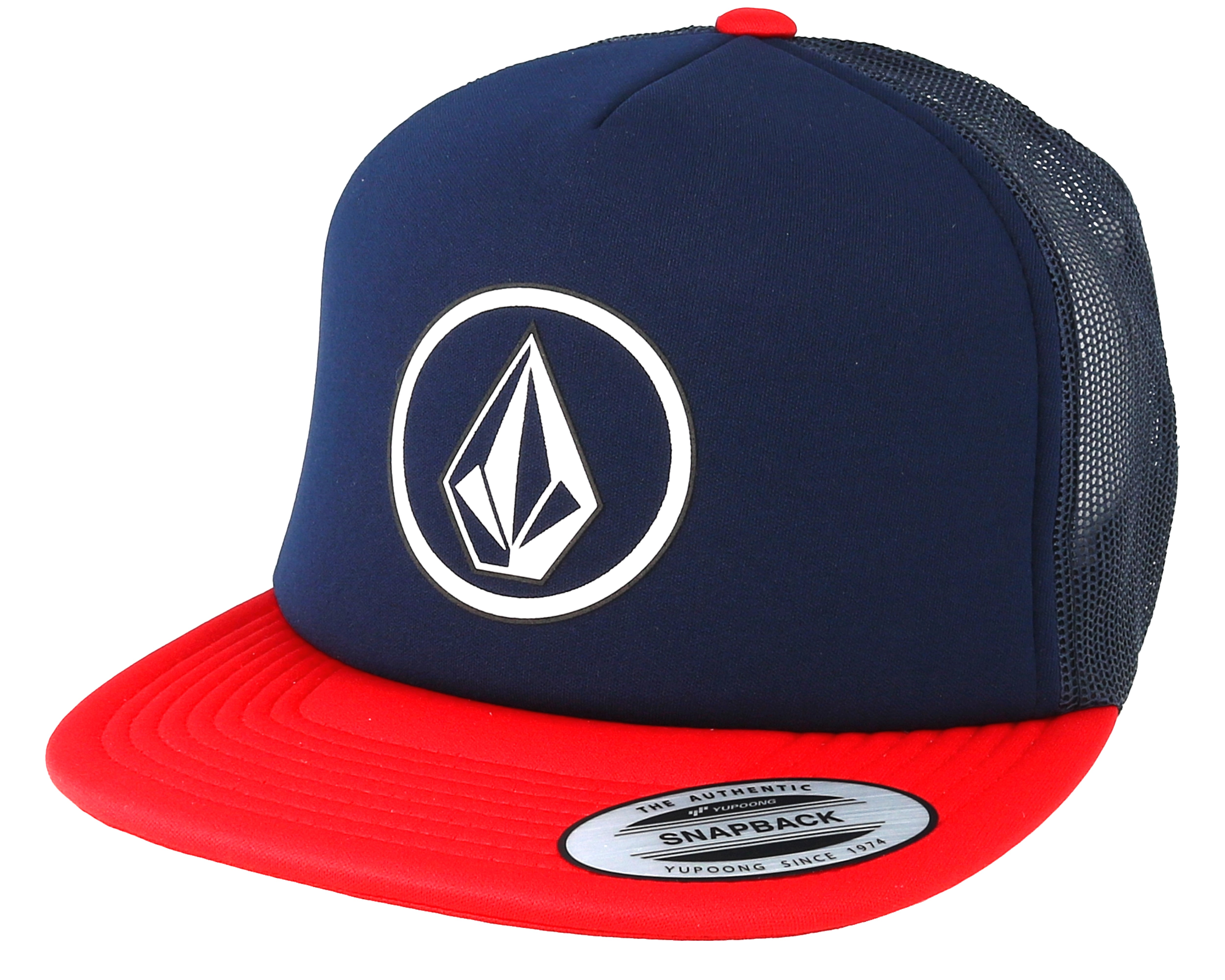 Full Frontal Cheese Navy/Red Trucker | Hatstoreworld.com