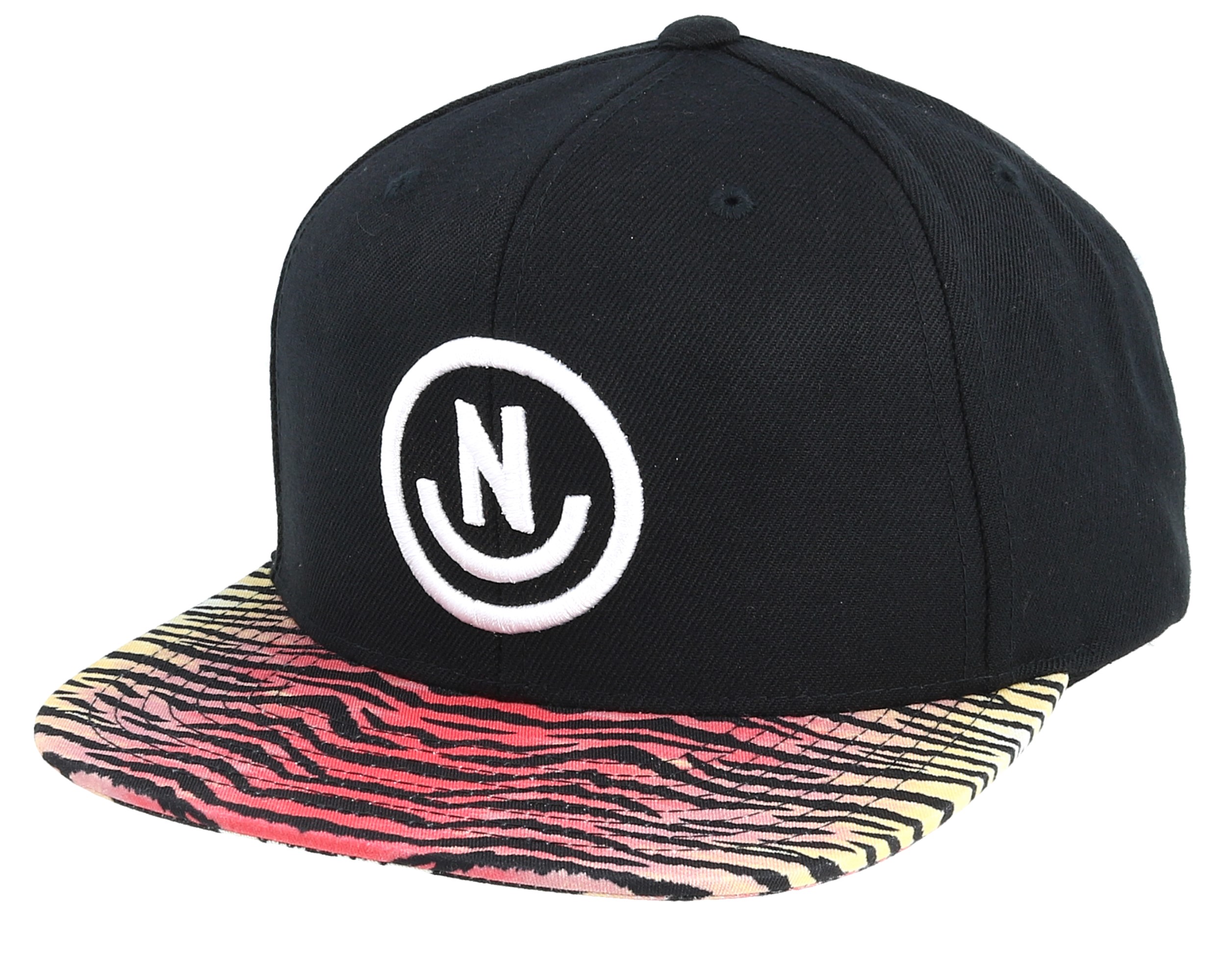 Daily Smile Black/Tiger Stripe Snapback- Neff | Hatstoreworld.com