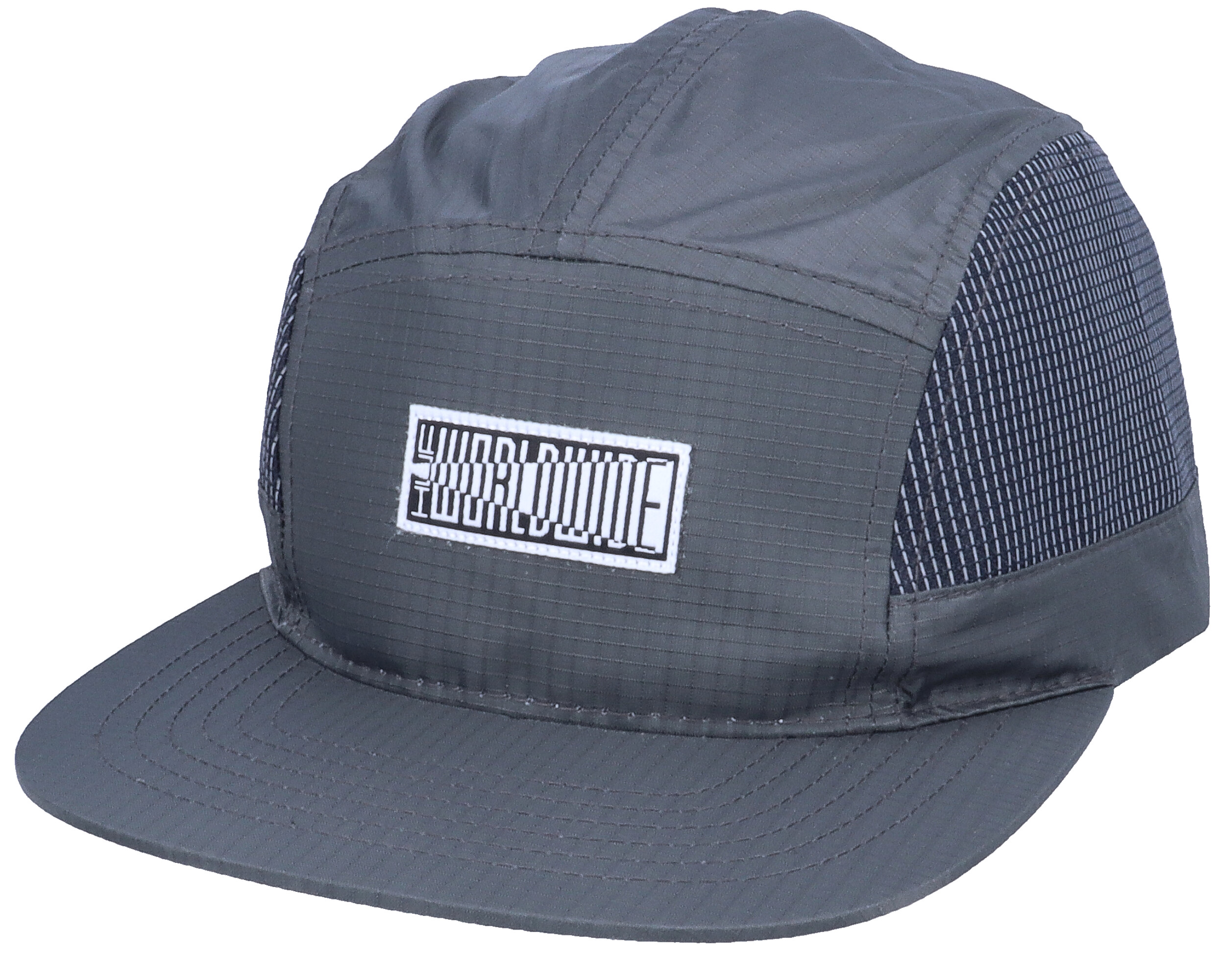 Transit Ripstop Volley Frost Gray 5-Panel | Hatstoreworld.com