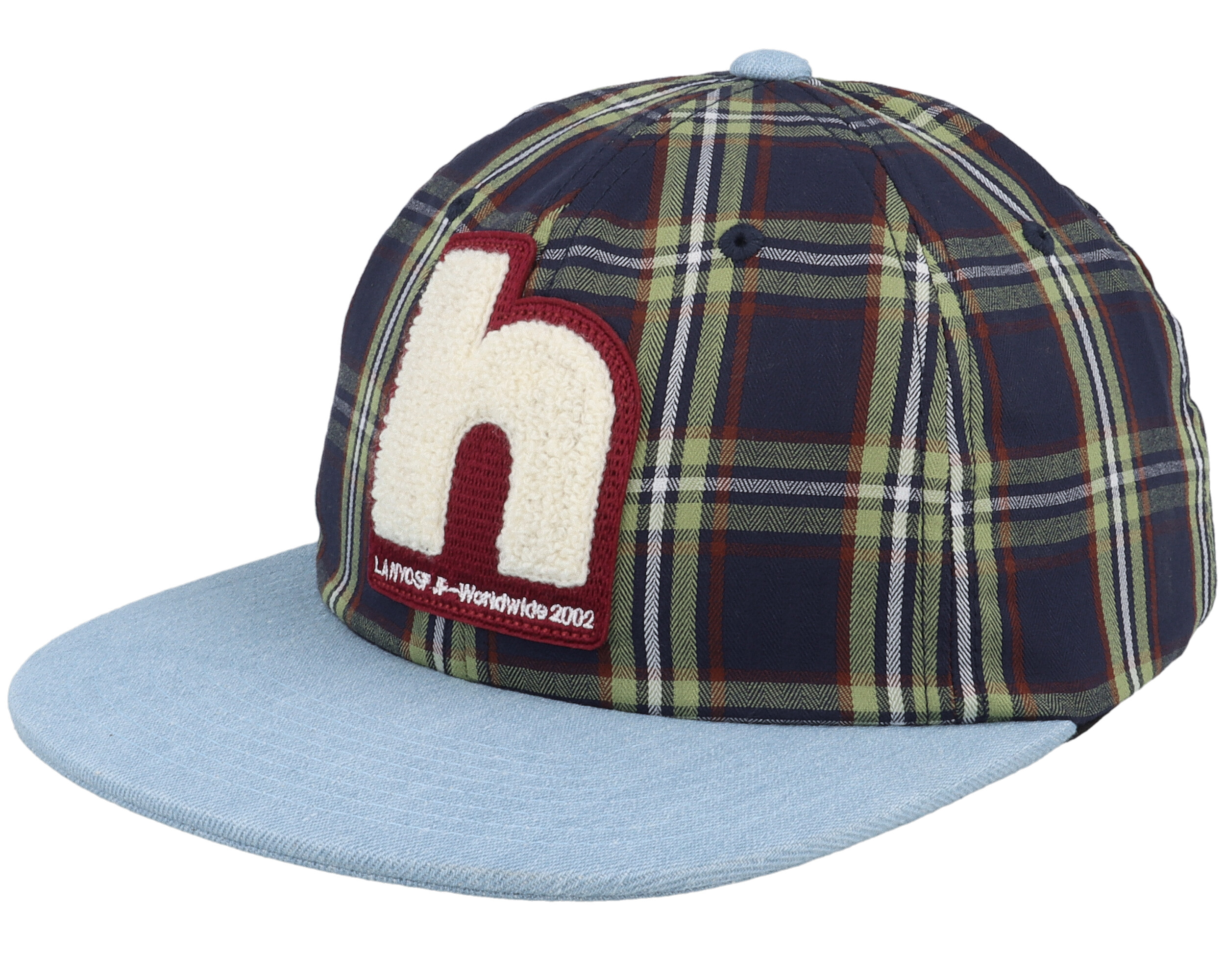 Chenille Patch 6-panel Hat Denim Strapback | Hatstoreworld.com