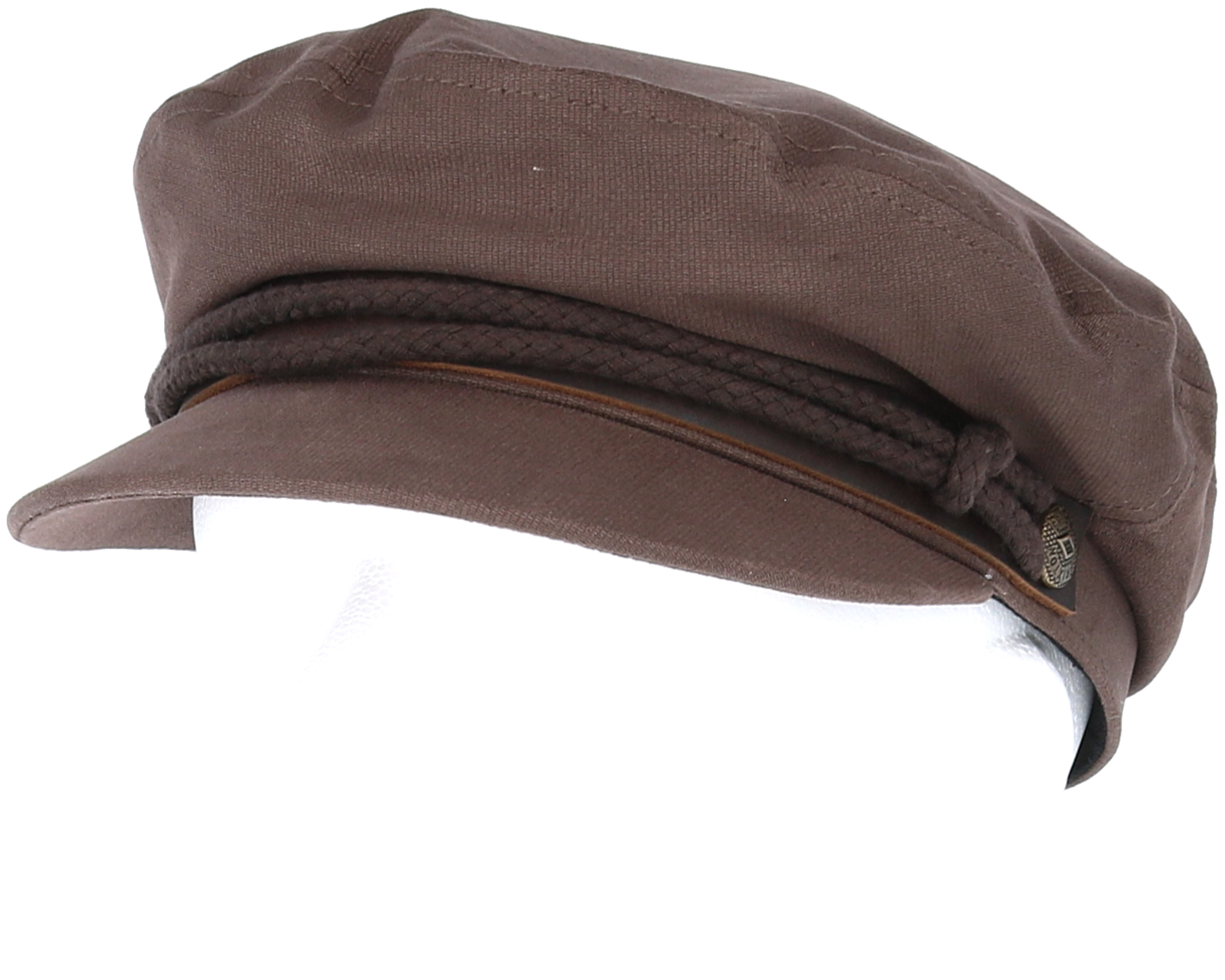 Fiddler Brown Plaid Flat Cap - Brixton cap | Hatstoreworld.com