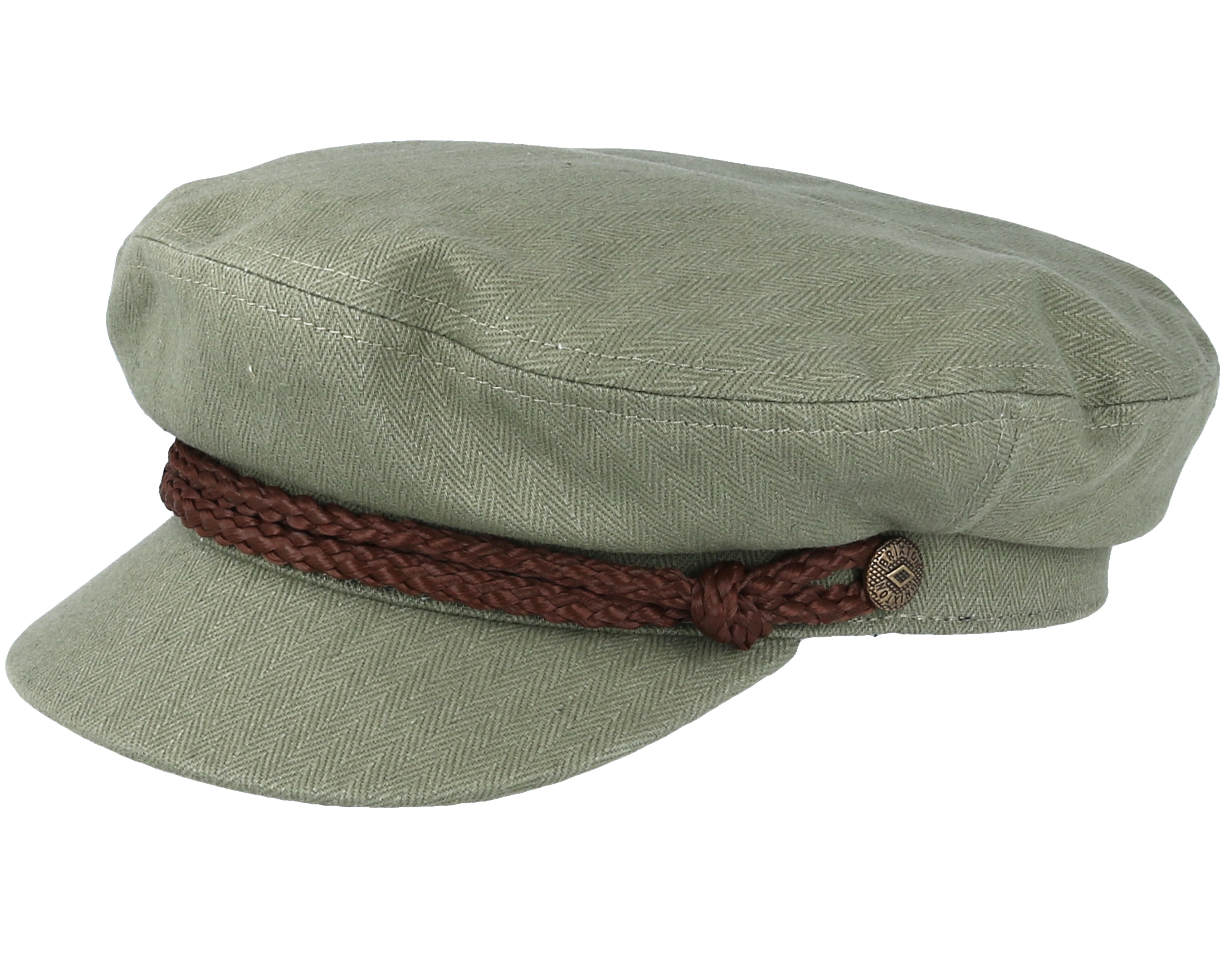 Fiddler Light Olive/Brown Flat Cap | Hatstoreworld.com