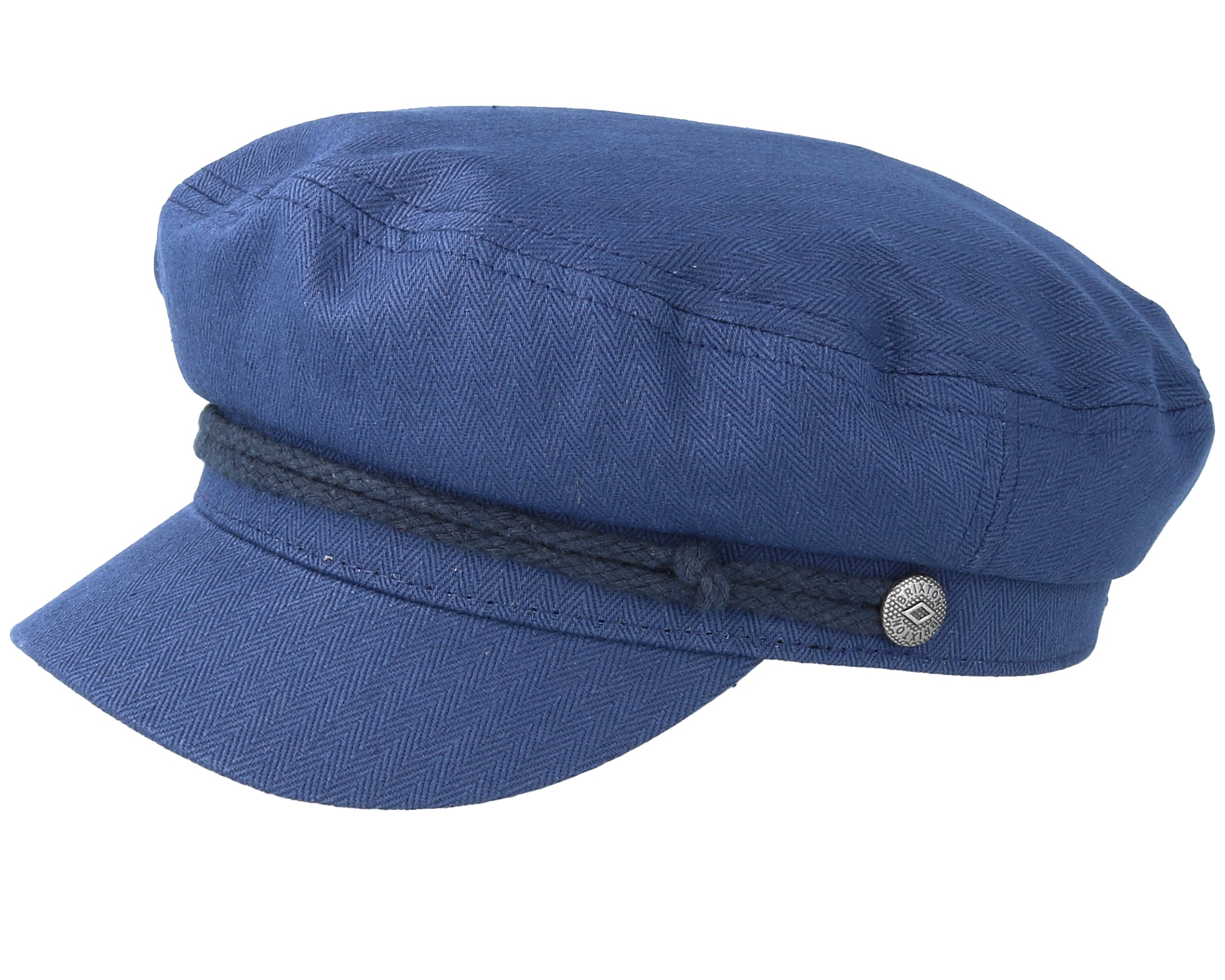 Filddler Washed Navy/Dark Navy Flat Cap - Brixton | Hatstoreworld.com