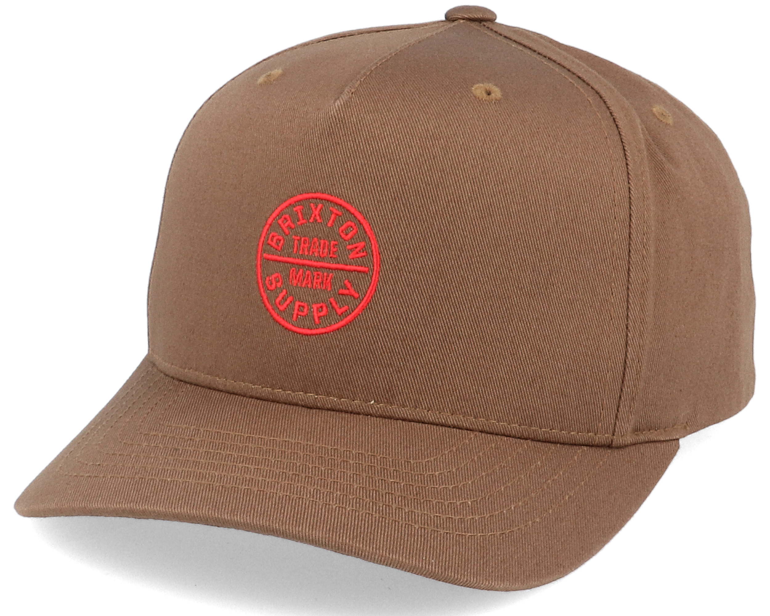 Oath 110 MP Hide Brown/Red Adjustable - Brixton | Hatstoreworld.com
