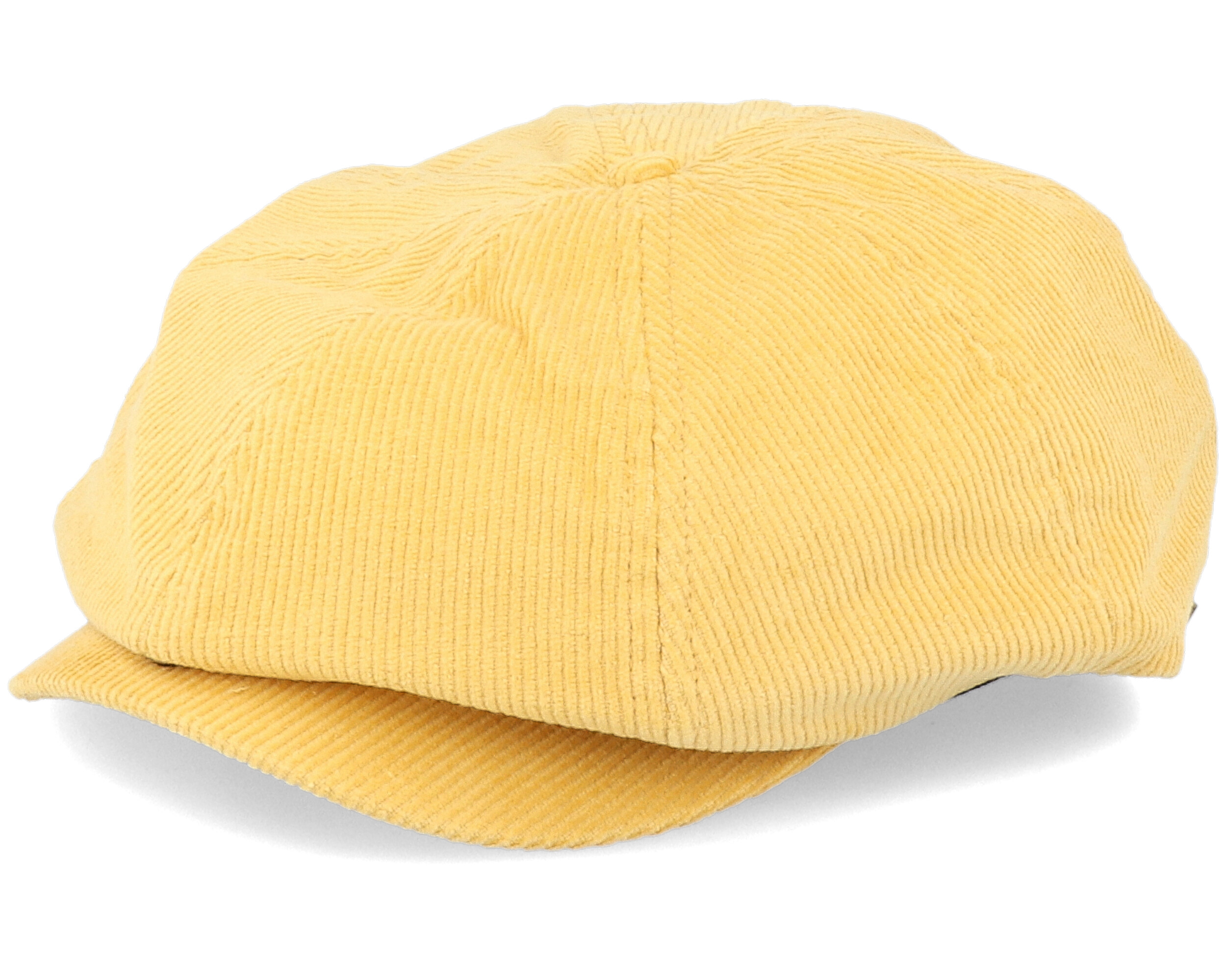 Brood LW Manchester Sunset Yellow Snap Flat Cap | Hatstoreworld.com