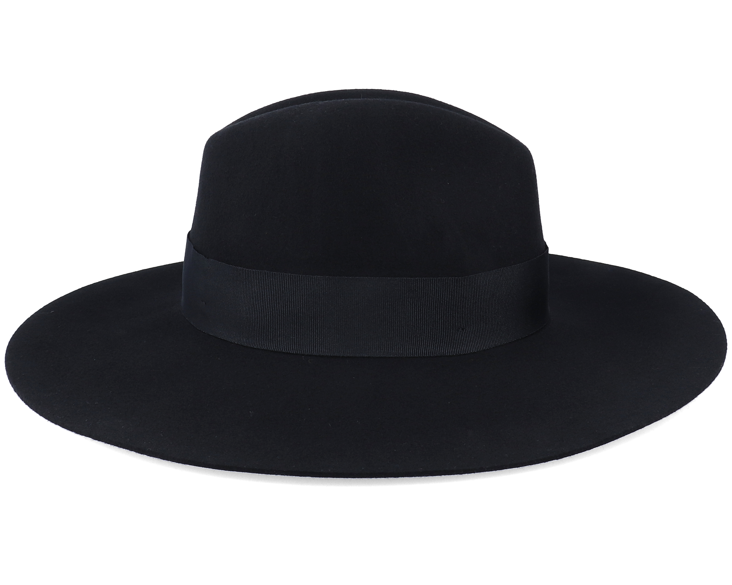 Piper Hat Black/Black L Fedora - Brixton hat | Hatstoreworld.com