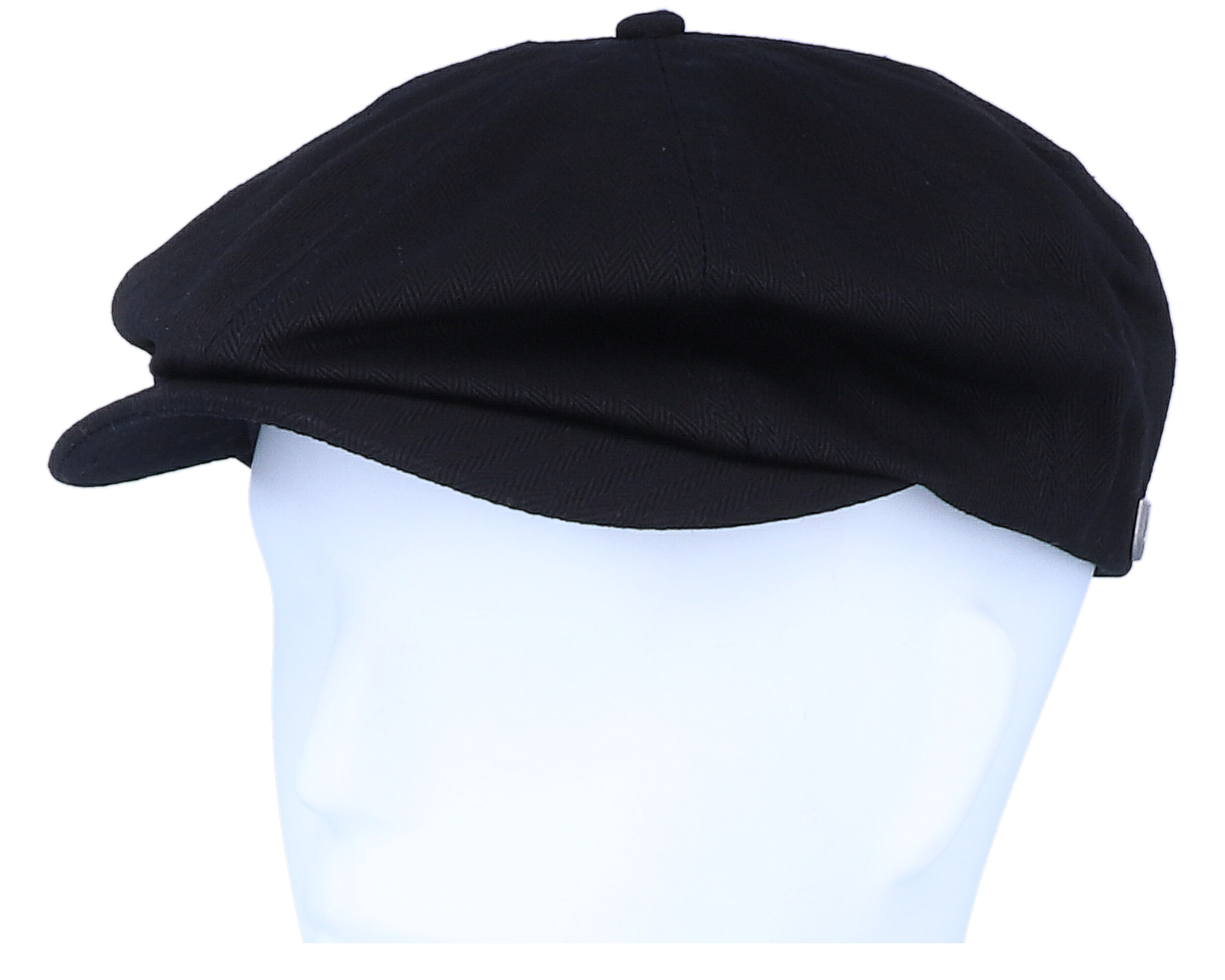 Brood Black Snap Cap - Brixton cap | Hatstoreworld.com