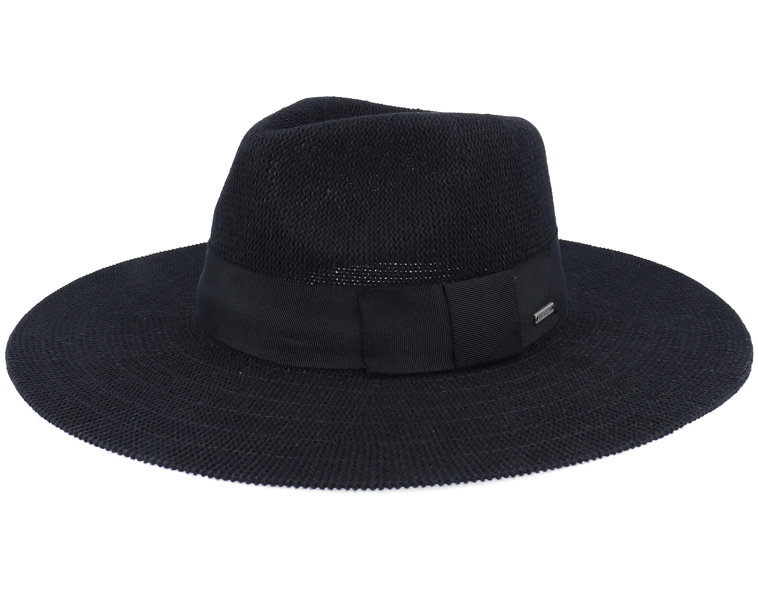 Joanna Knit Packable Hat Black Fedora | Hatstoreworld.com