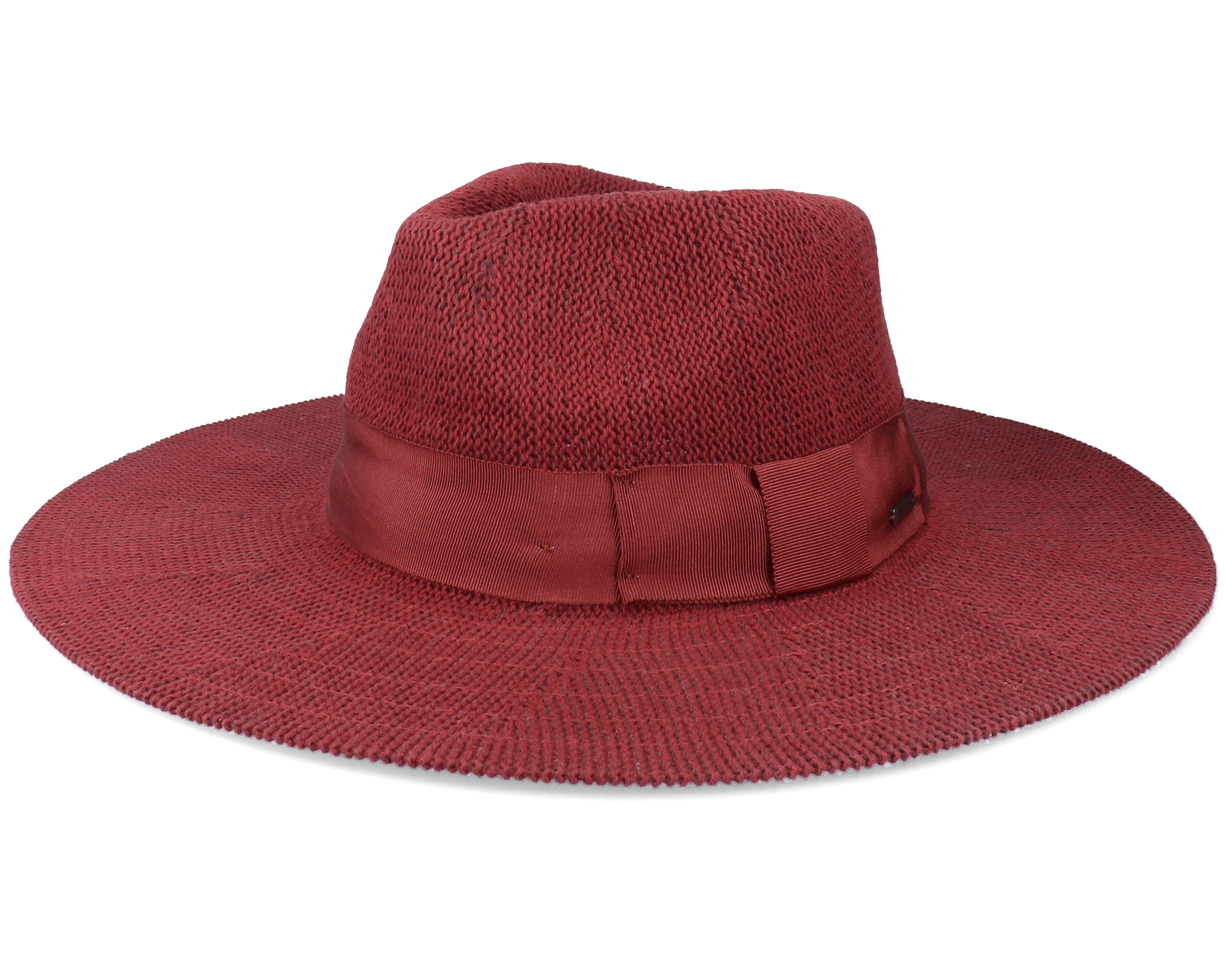 Joanna Knit Packable Cowhide Fedora | Hatstoreworld.com