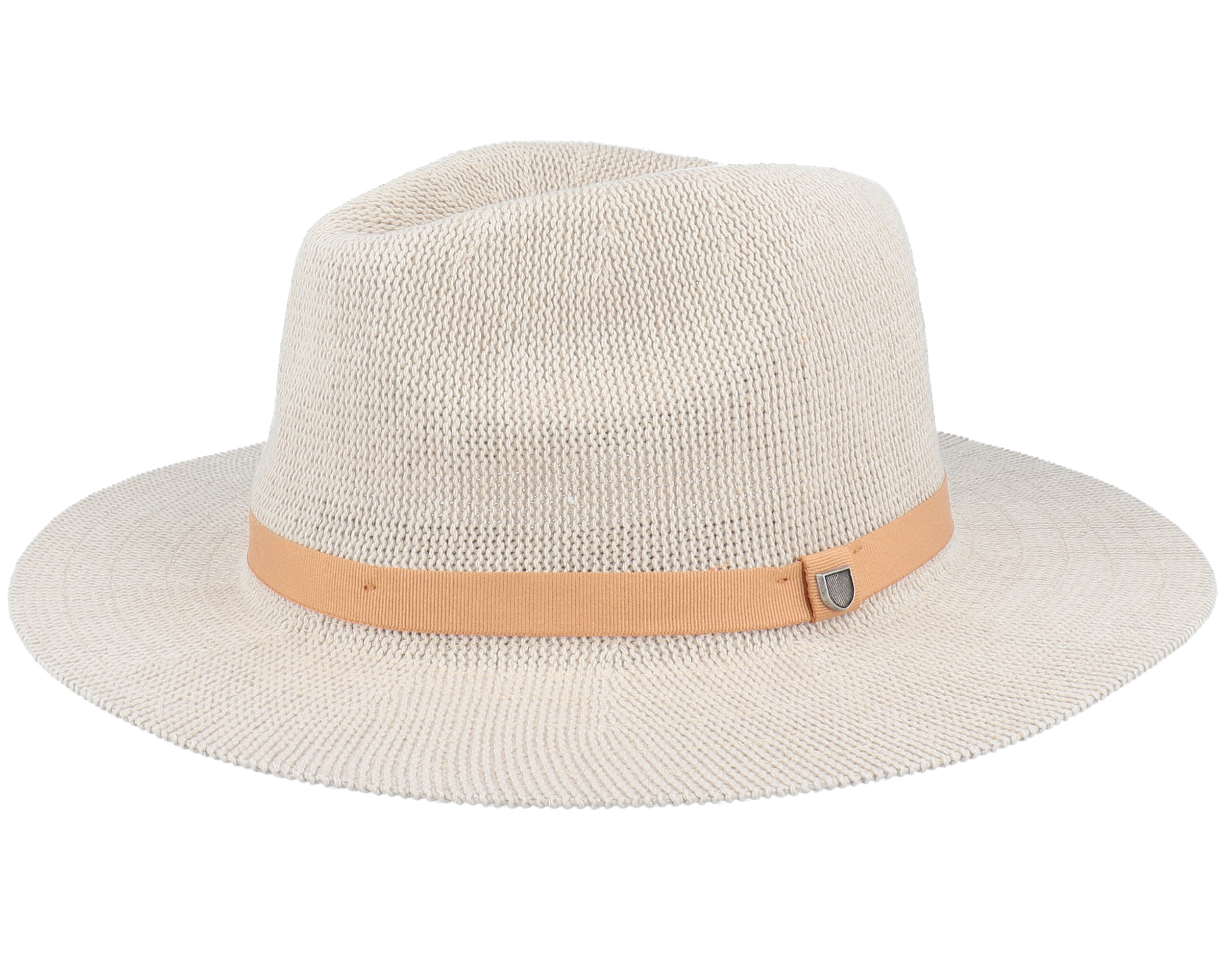 Messer Knit Packable Vanilla/Lion Fedora | Hatstoreworld.com