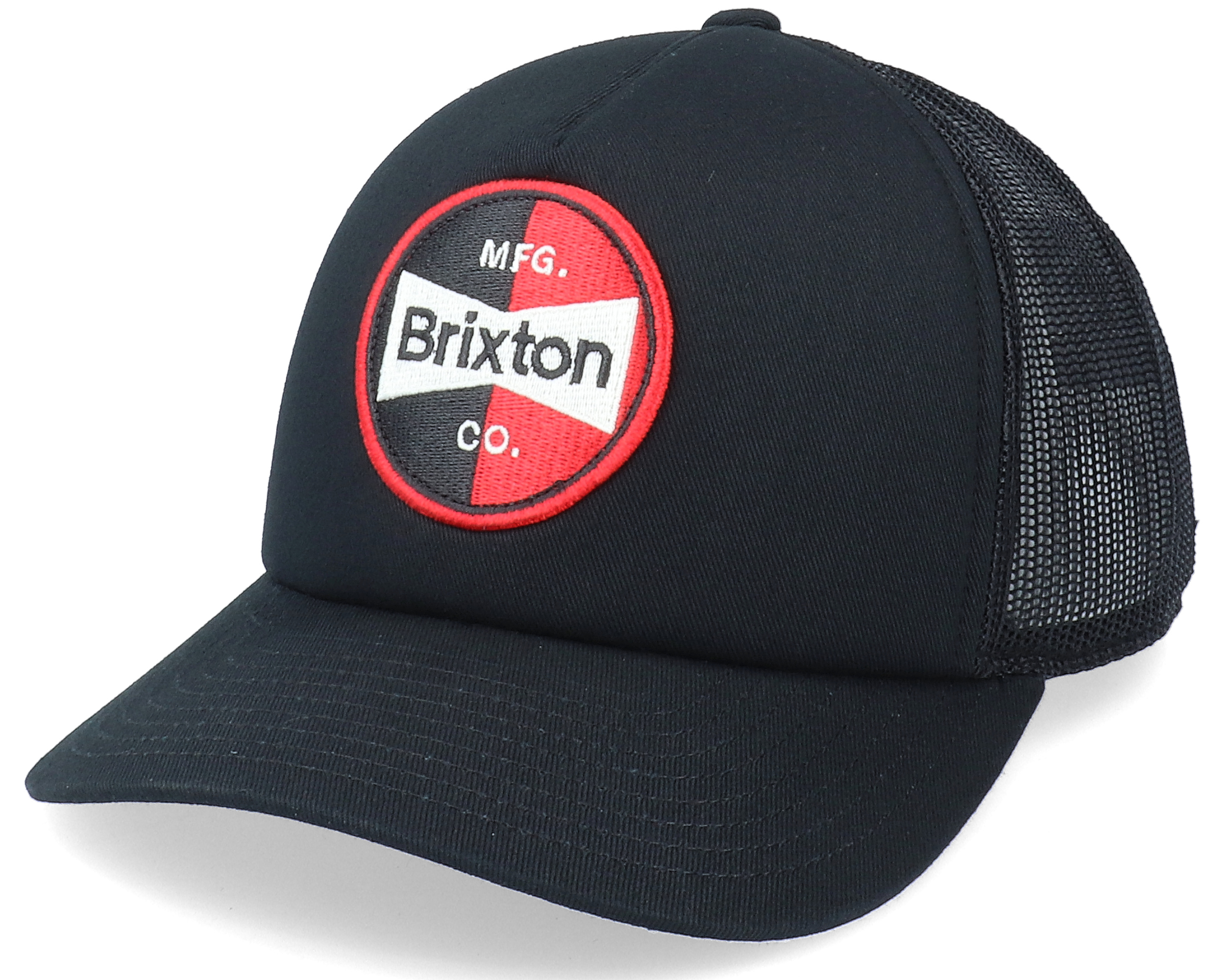 Patron Medium Profile Black Trucker | Hatstoreworld.com