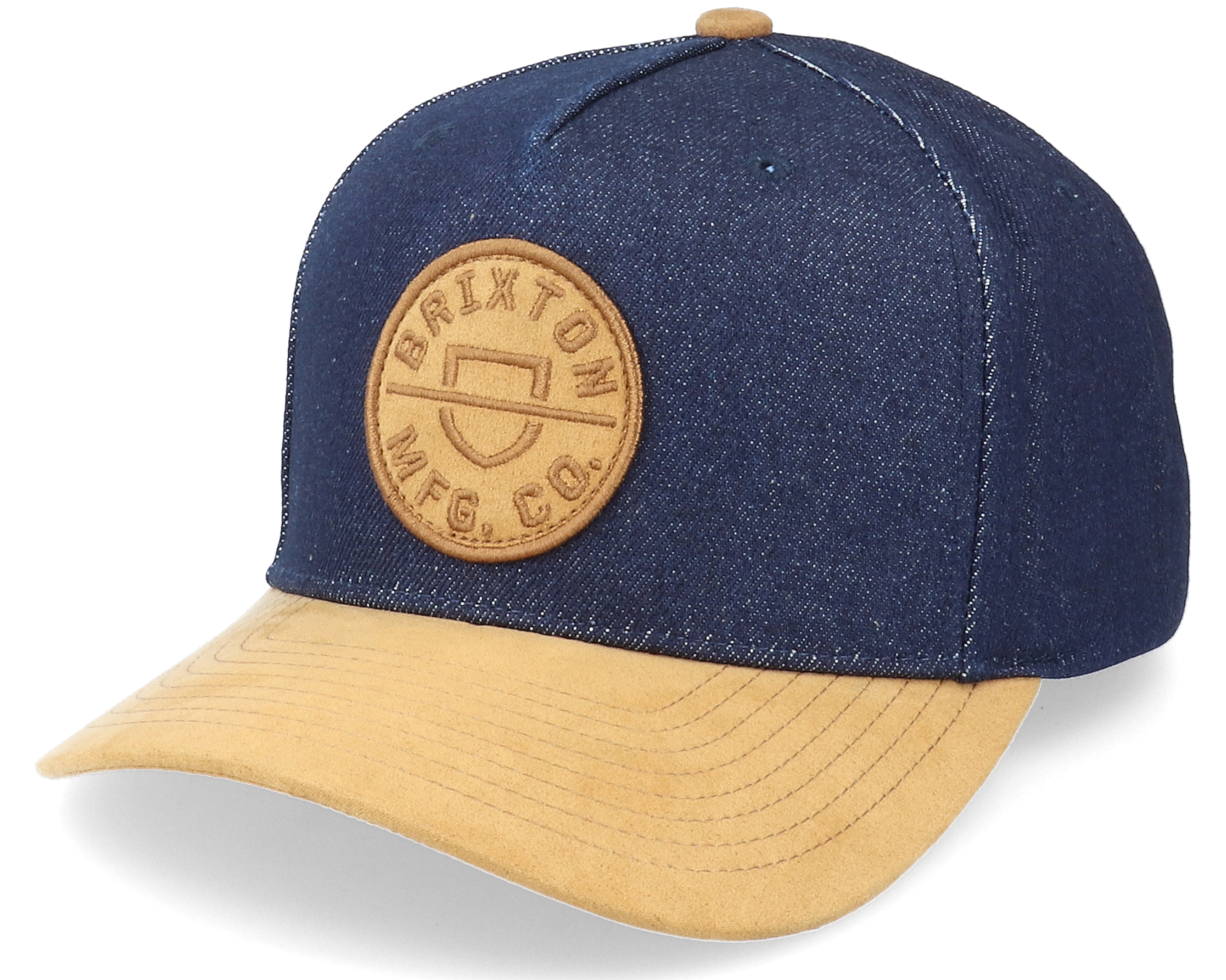 Crest Denim/Caramel Suede Adjustable | Hatstoreworld.com