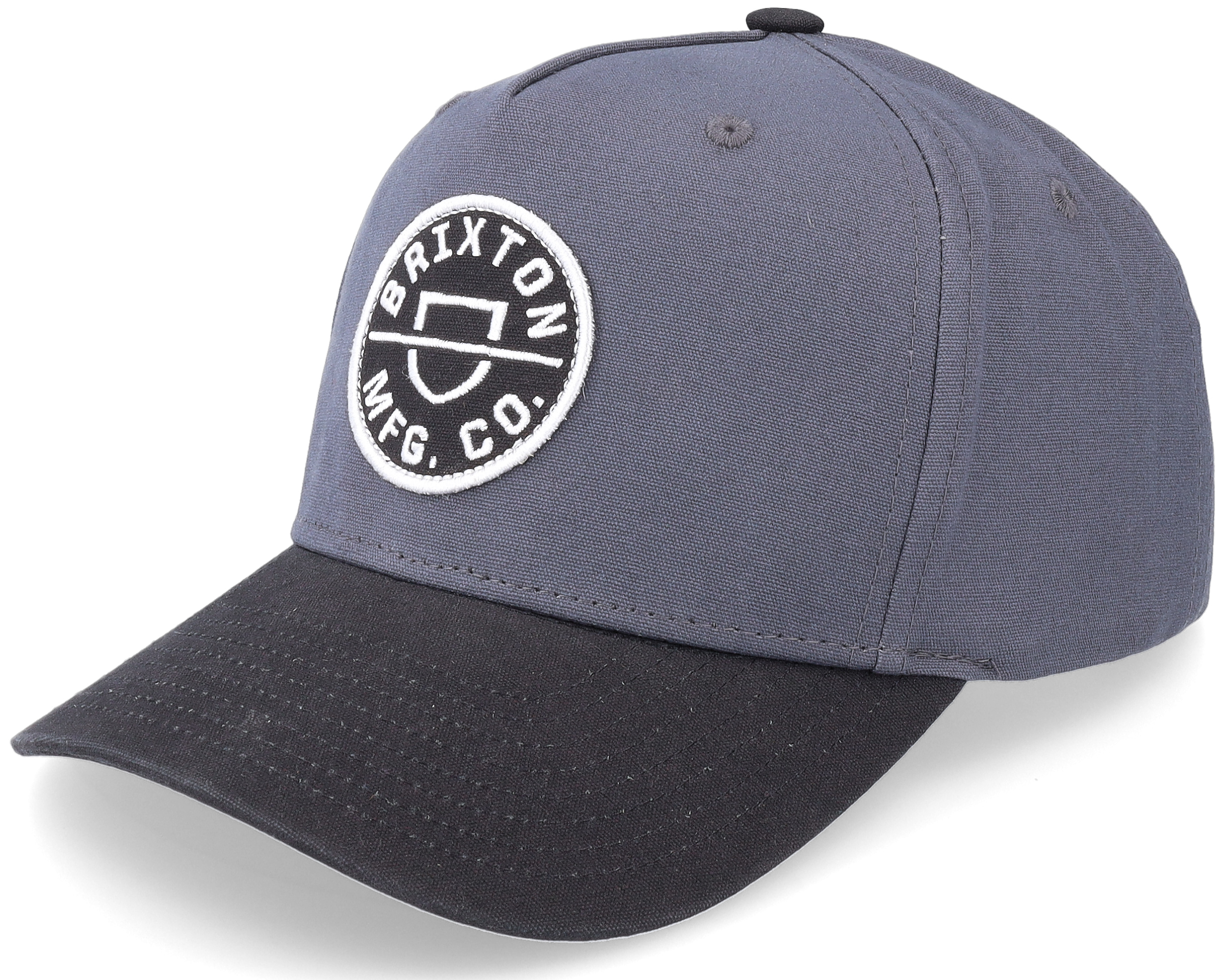 Crest C MP Worn Black/Black Adjustable - Brixton | Hatstoreworld.com