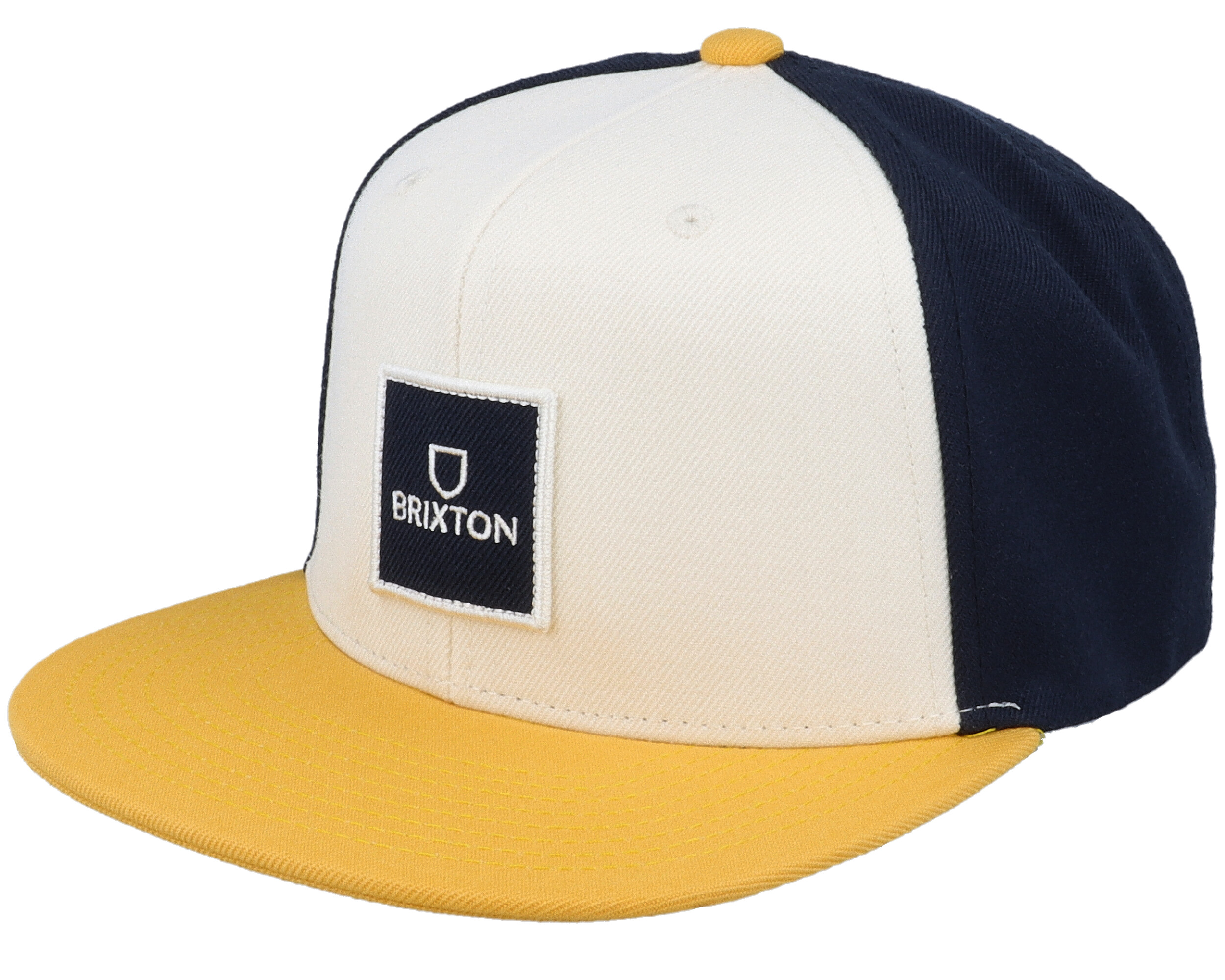 Alpha Square Medium Profile Golden Glow/Joe Blue Snapback ...