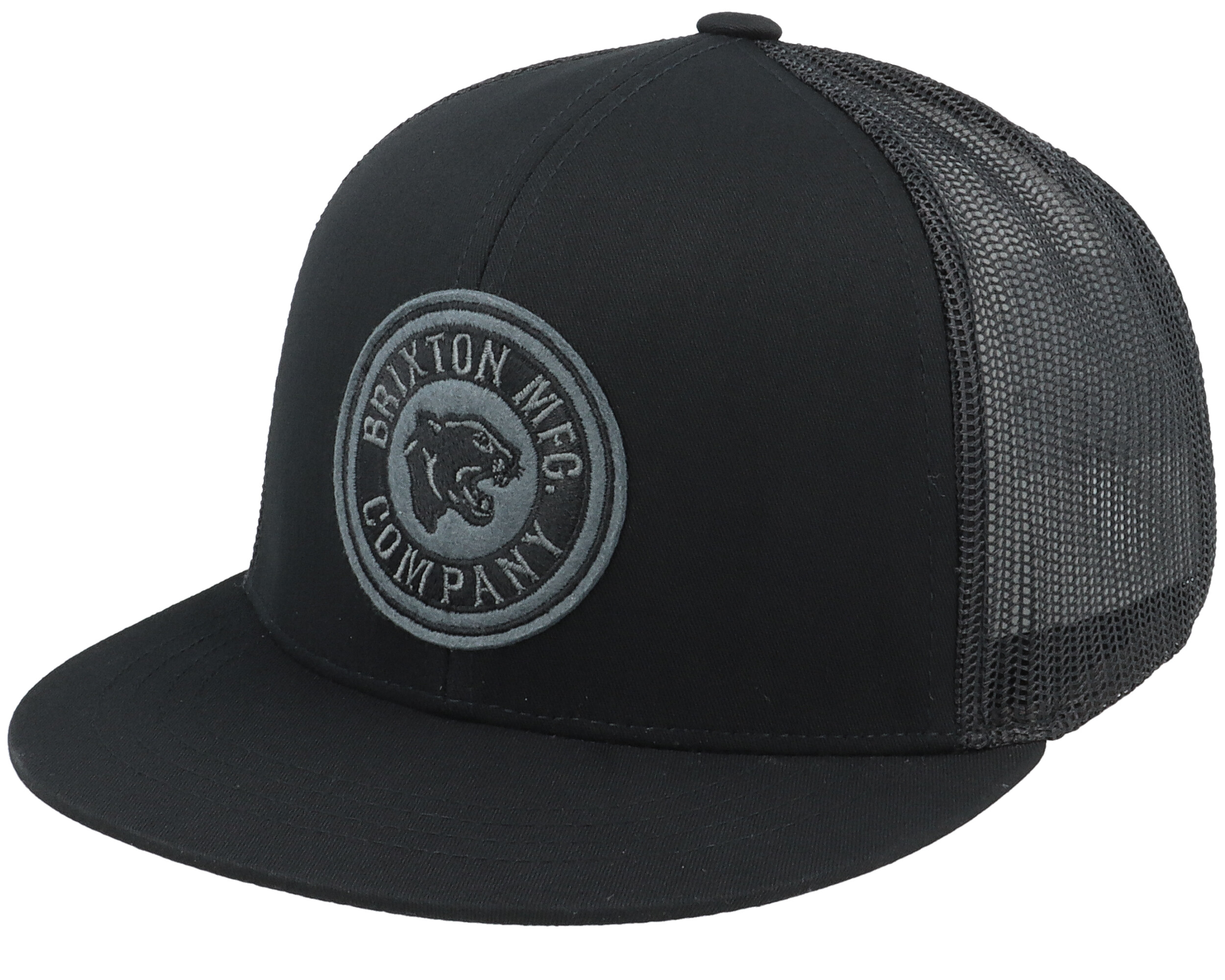 Kids Forte Medium Profile Mesh Cap Black/Black Trucker - Brixton cap ...
