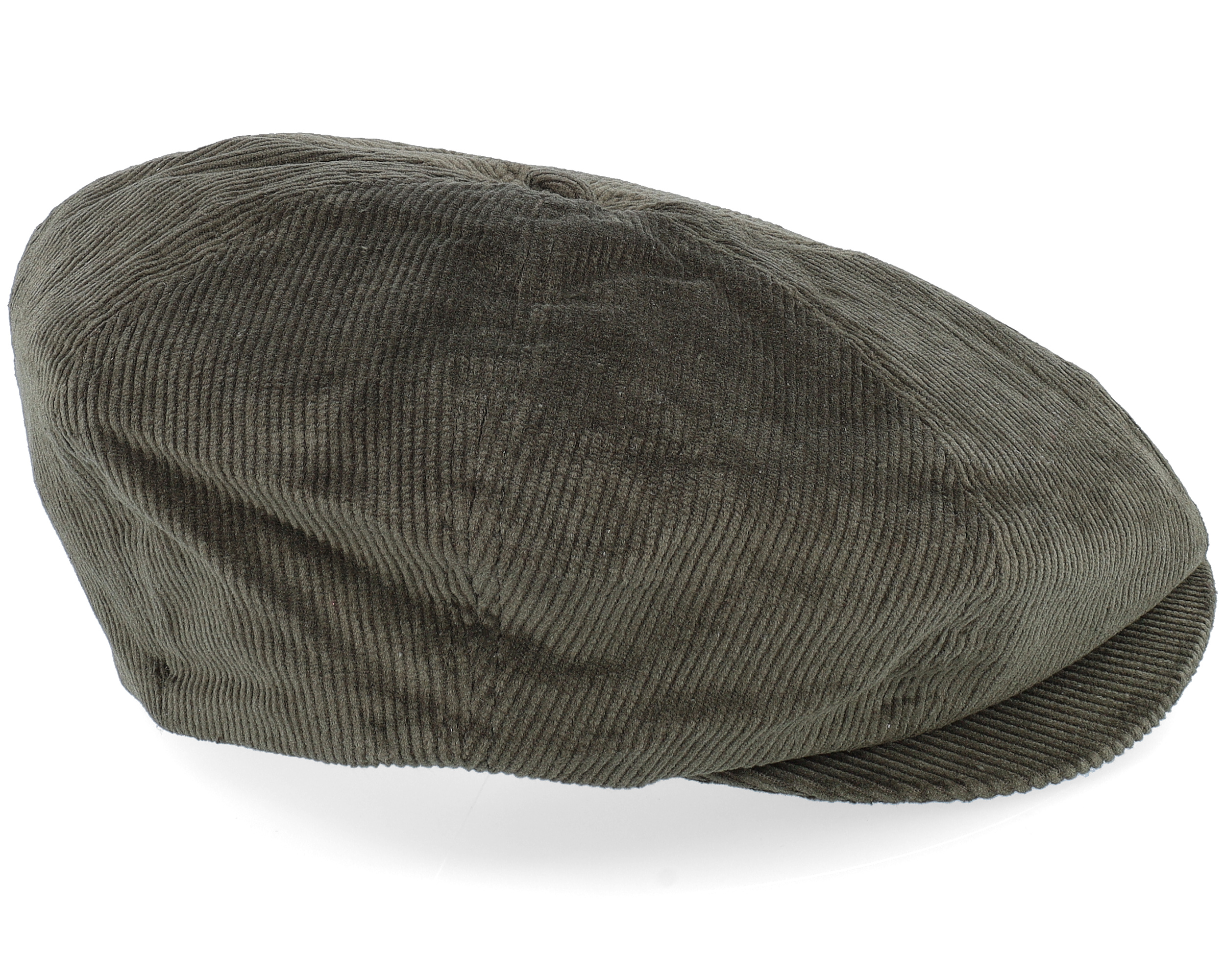 Brood Snap Cap Moss Green Flat Cap - Brixton หมวก | Hatstore.com