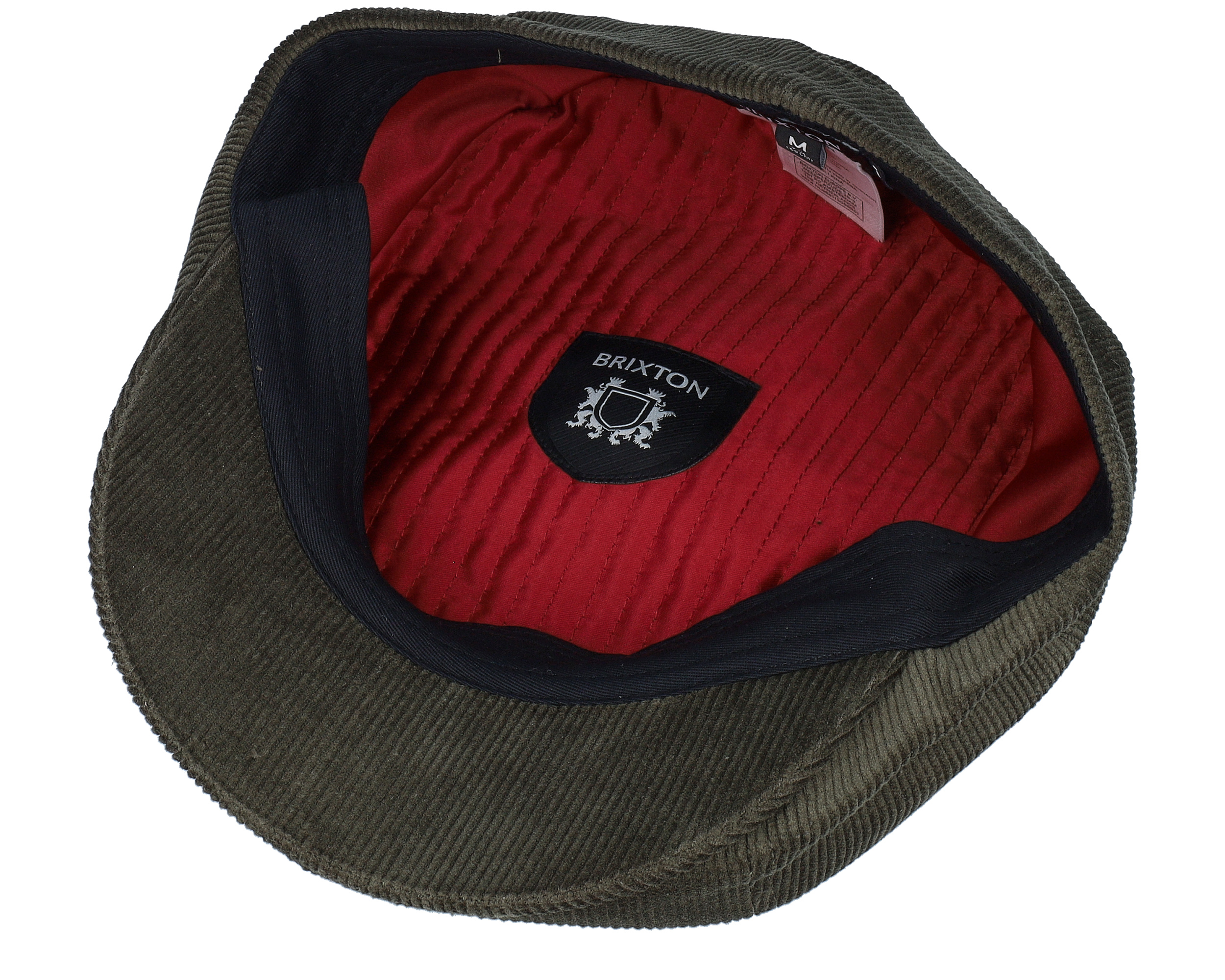 Brood Snap Cap Moss Green Flat Cap - Brixton หมวก | Hatstore.com