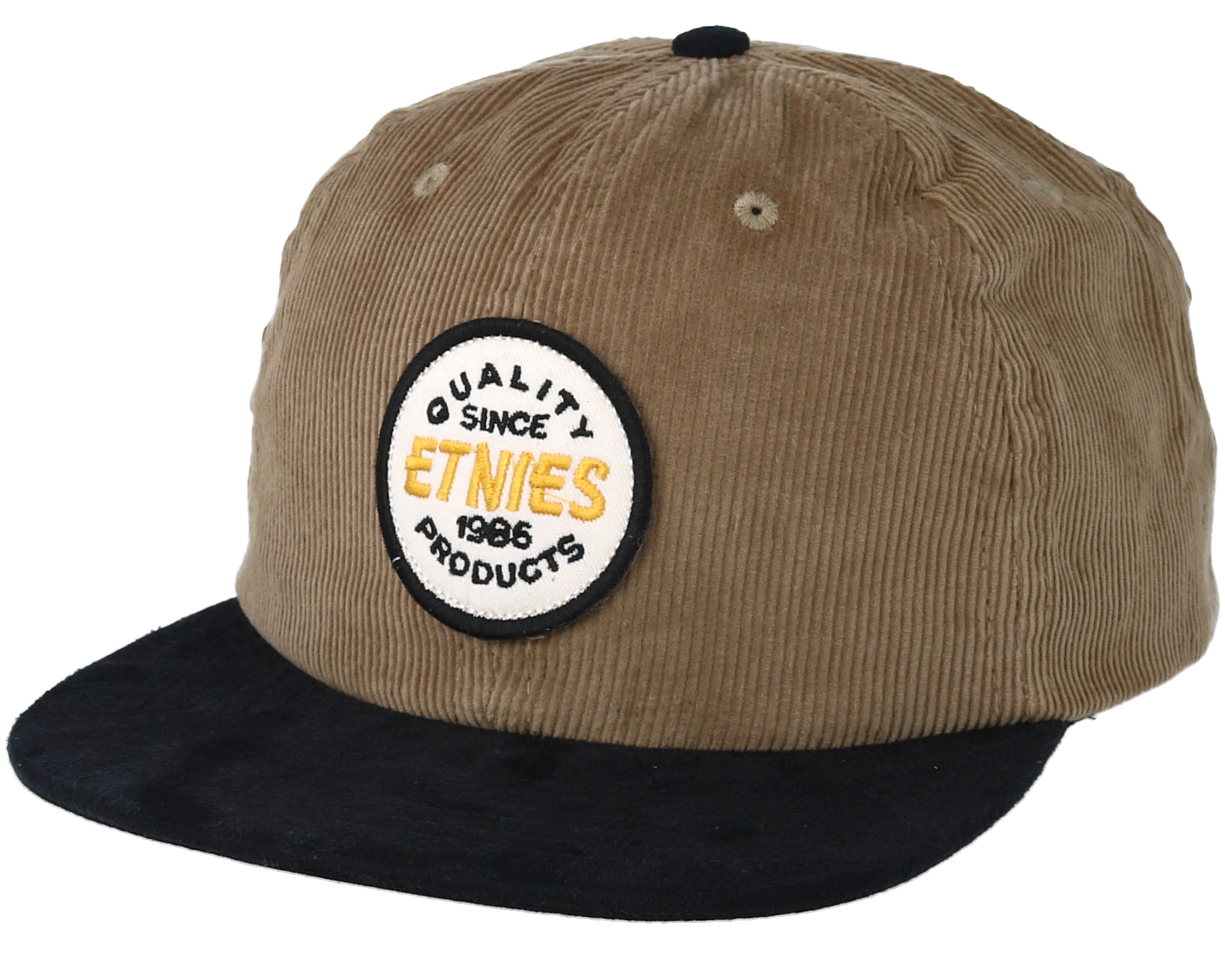 Patched Black/Tan Snapback | Hatstoreworld.com