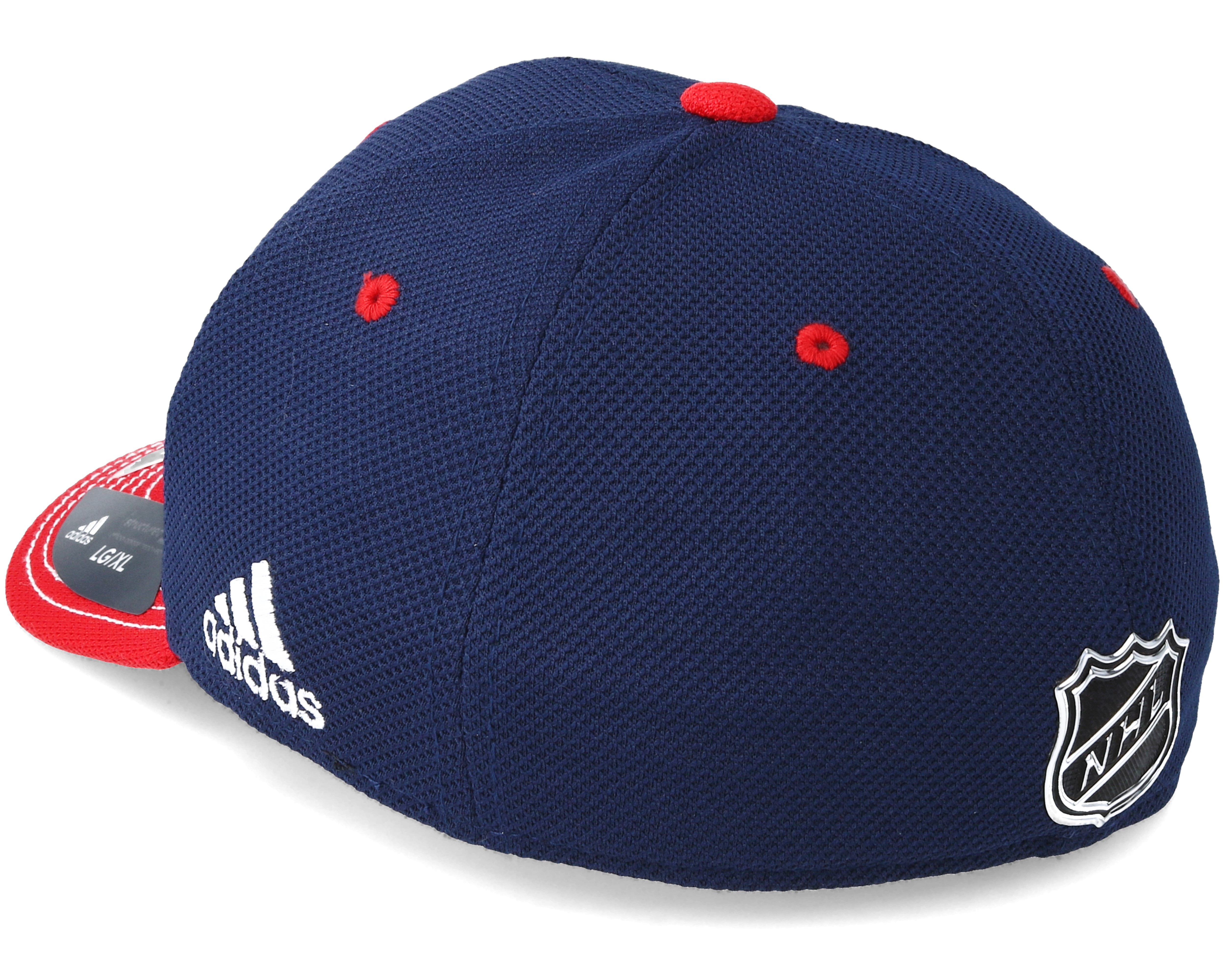 Montreal Canadiens Locker Room Structured Navy Flexfit - Adidas cap | Hatstoreworld.com