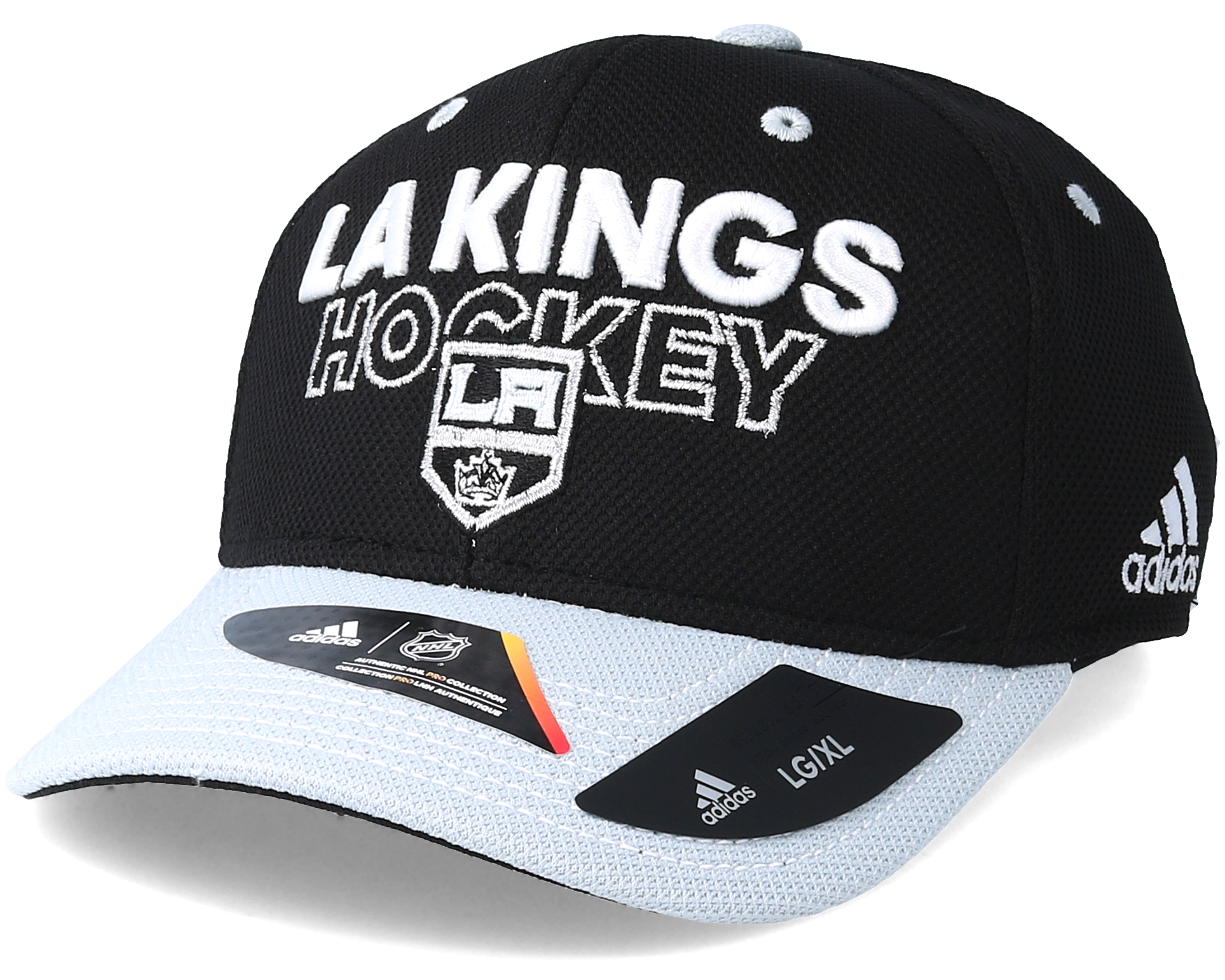 Los Angeles Kings Locker Room Structured Navy Flexfit - Adidas ...