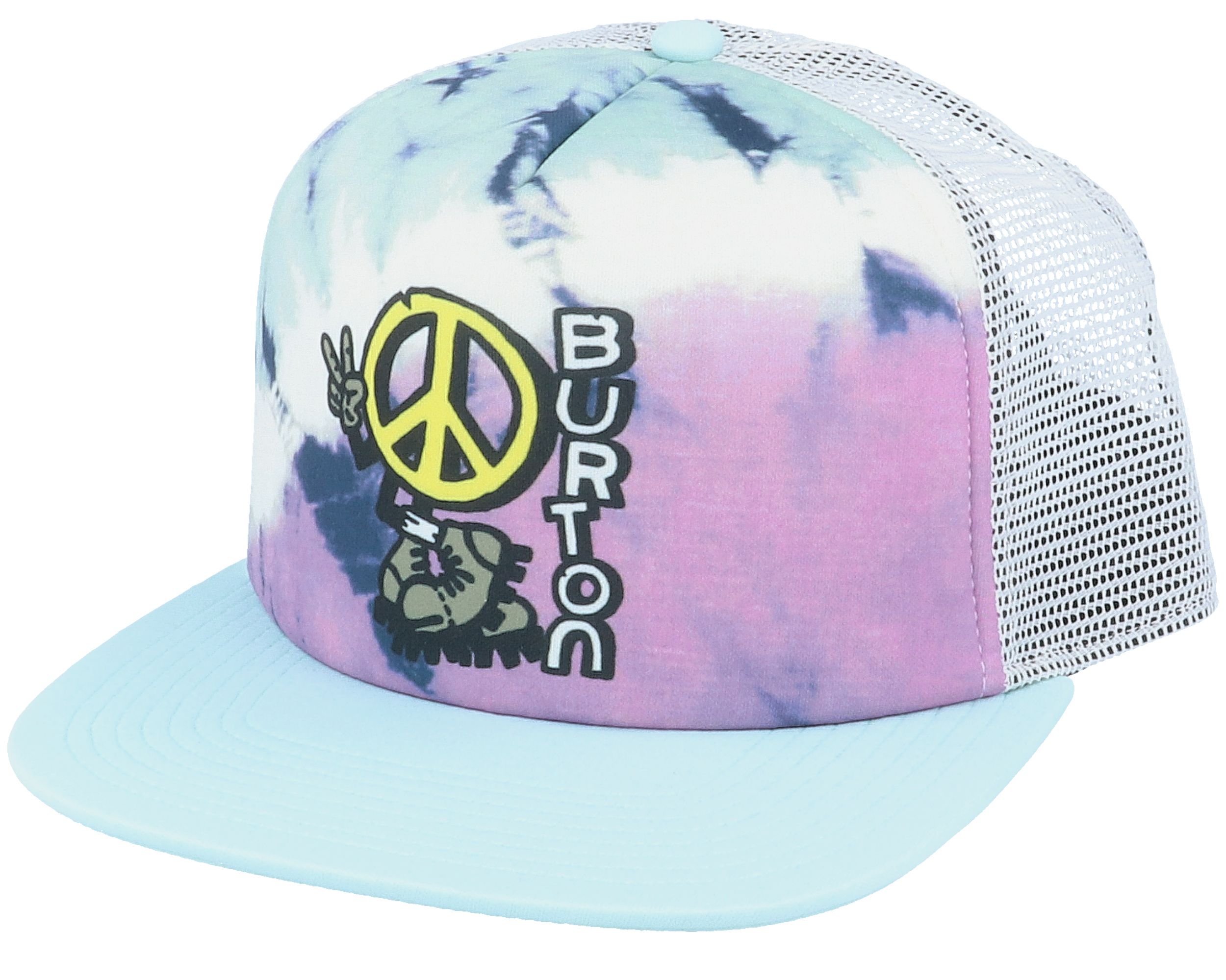 Ether Tidal Dye/White Trucker - Burton cap | Hatstoreworld.com