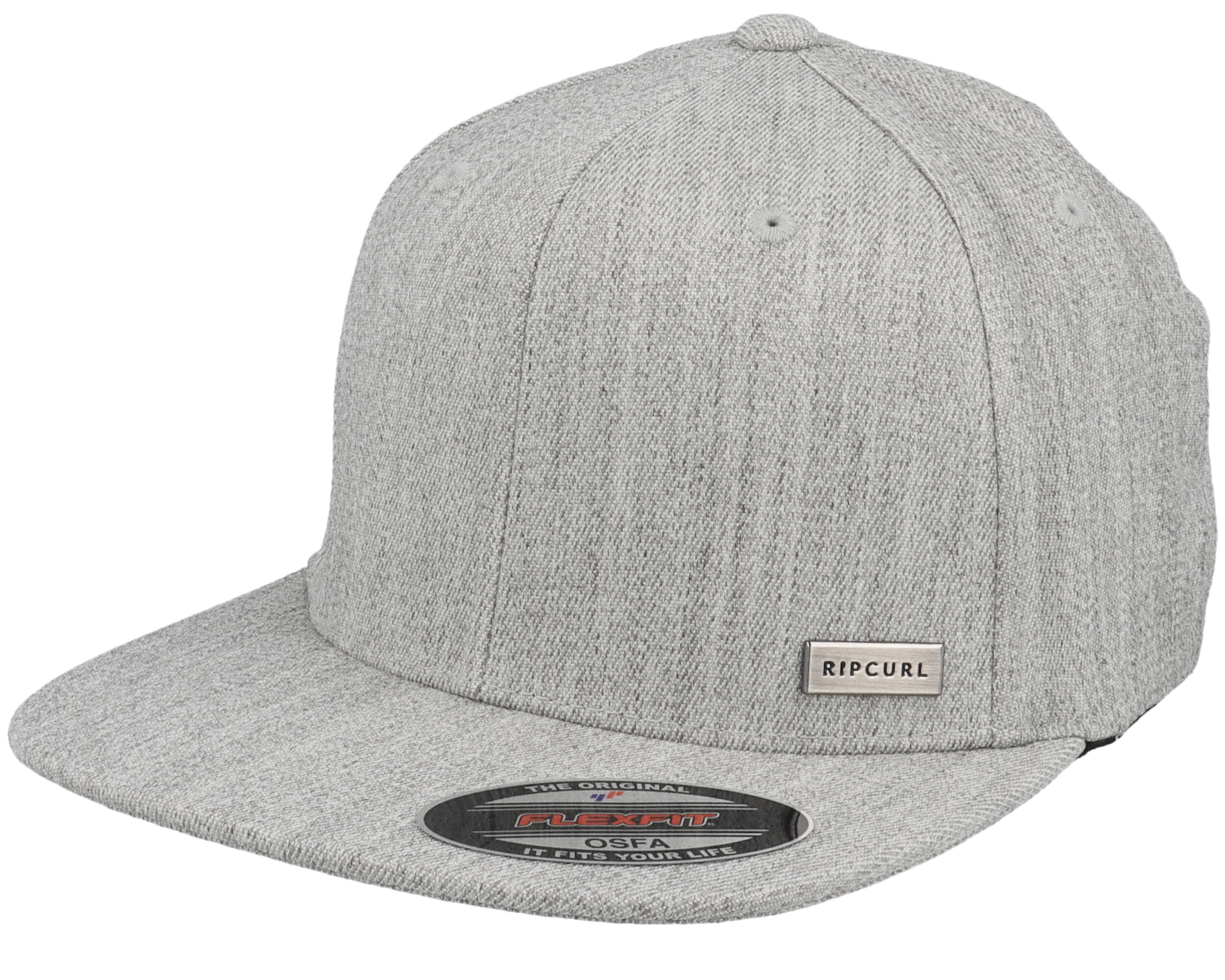 The Alloy Flexfit Heather Grey Fitted | Hatstoreworld.com