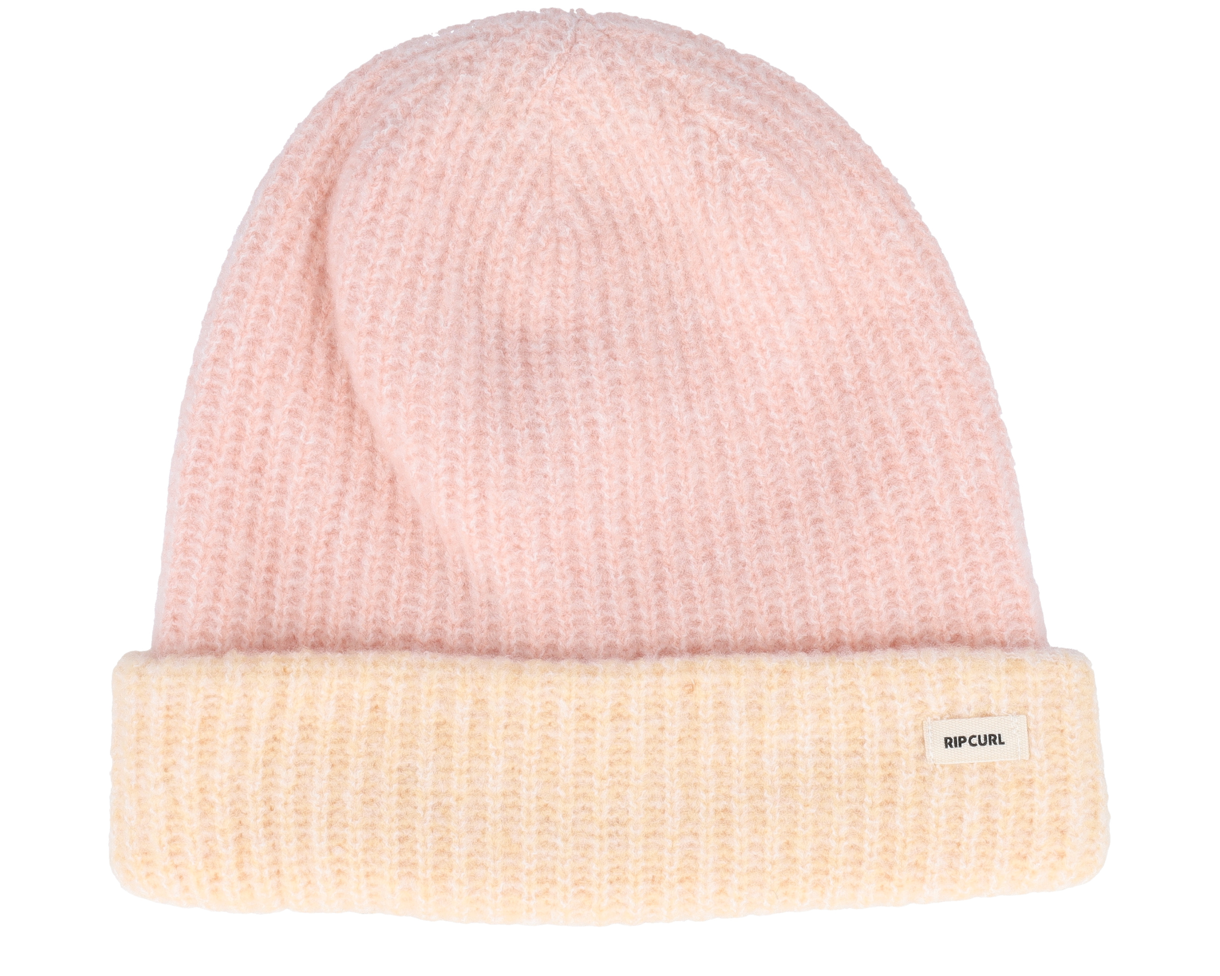 2 Tone Reg Revo Beanie Light Orange Cuff | Hatstoreworld.com