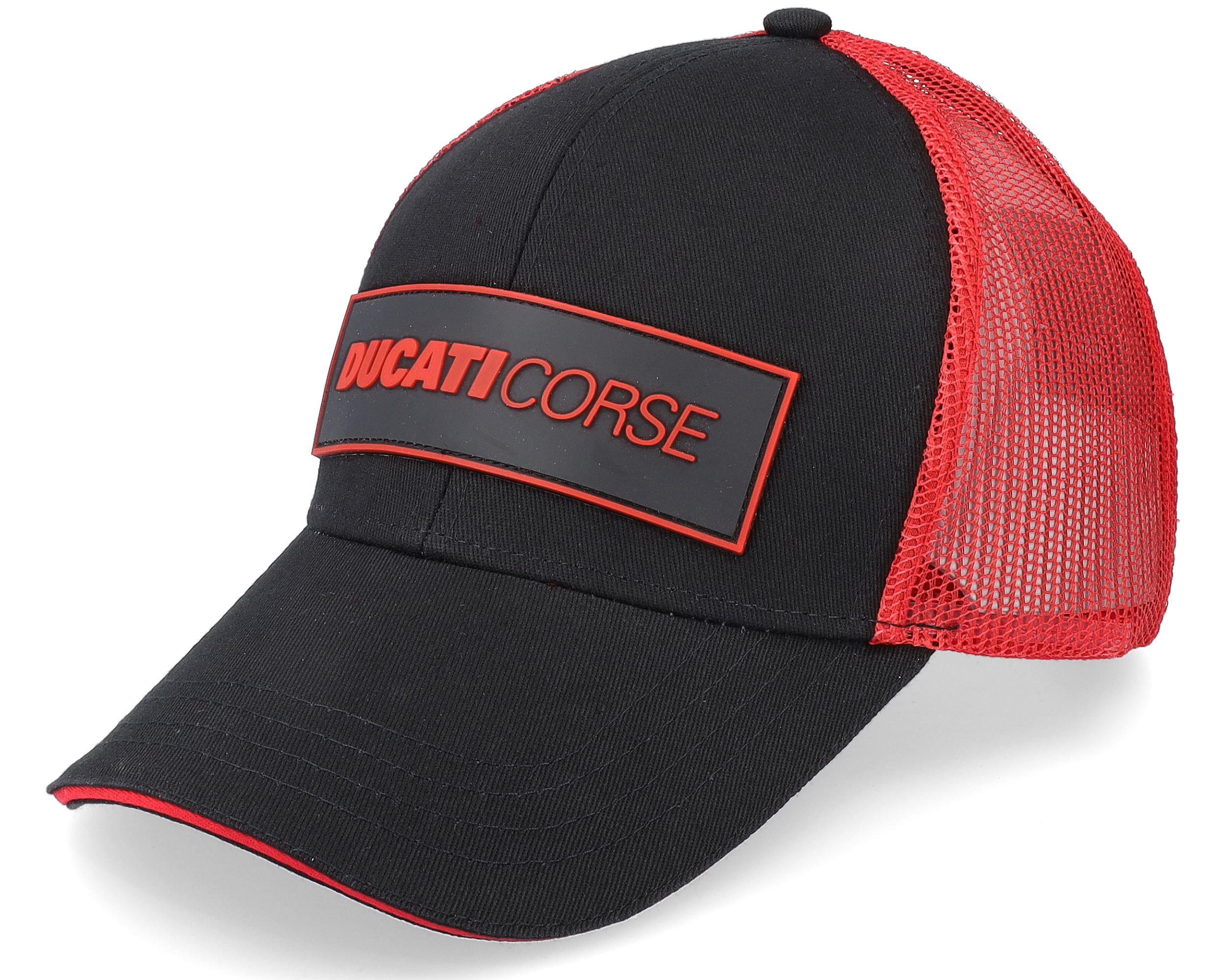Ducati Corse Black/Red Trucker | Hatstoreworld.com