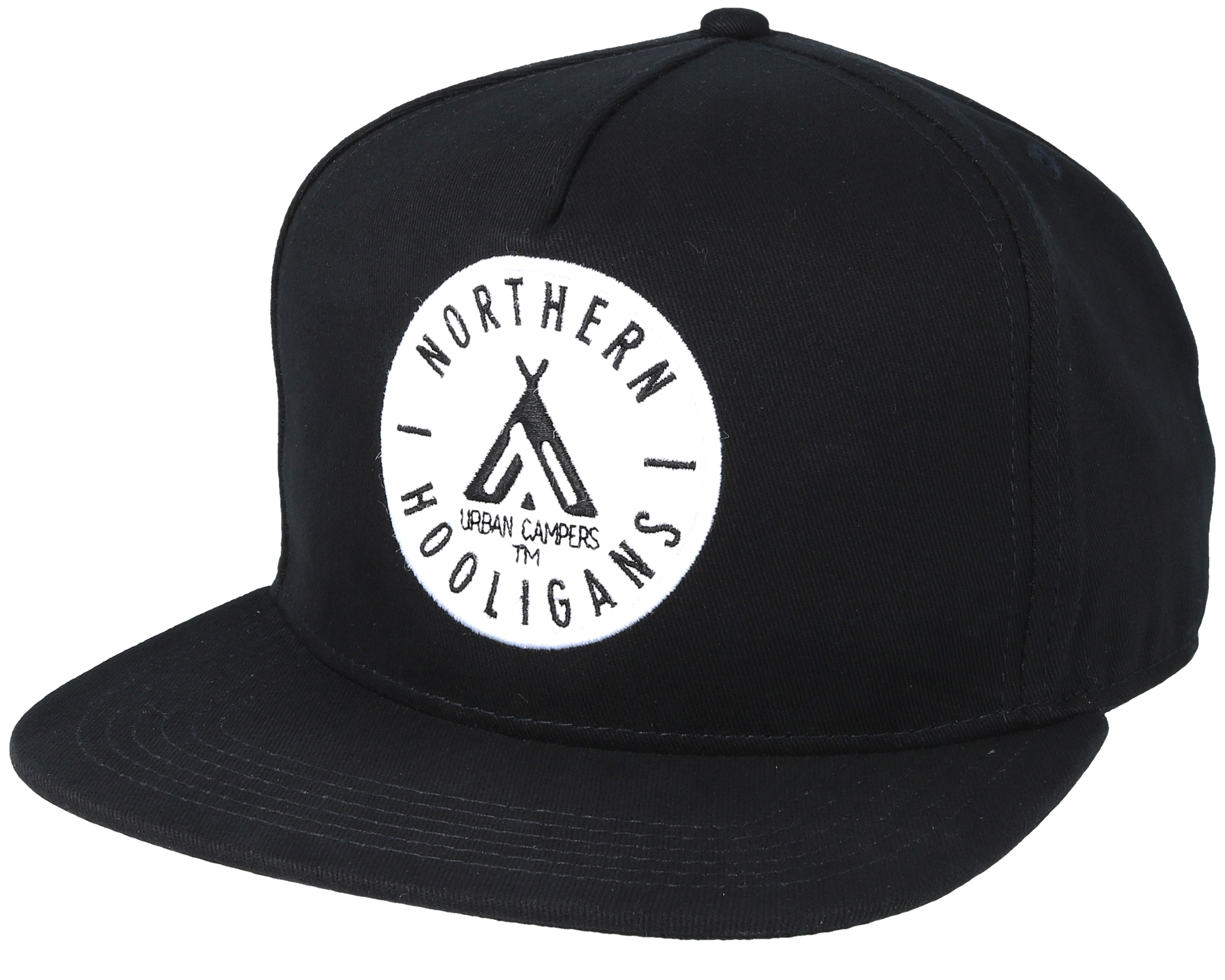 Urban Campers Black Snapback - Northern Hooligans cap | Hatstoreworld.com