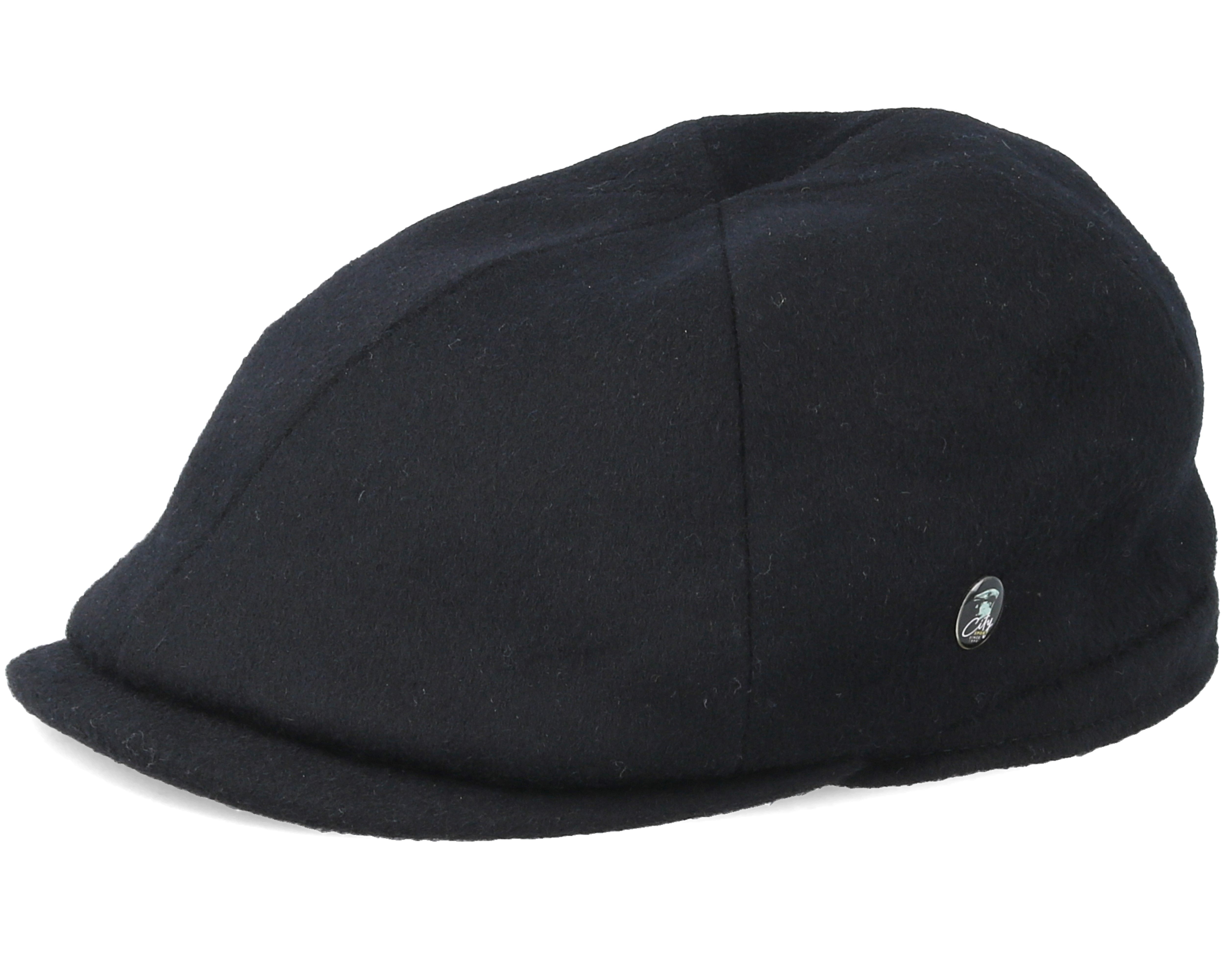 Sixpence Stripe Loden Black Flat Cap | Hatstoreworld.com