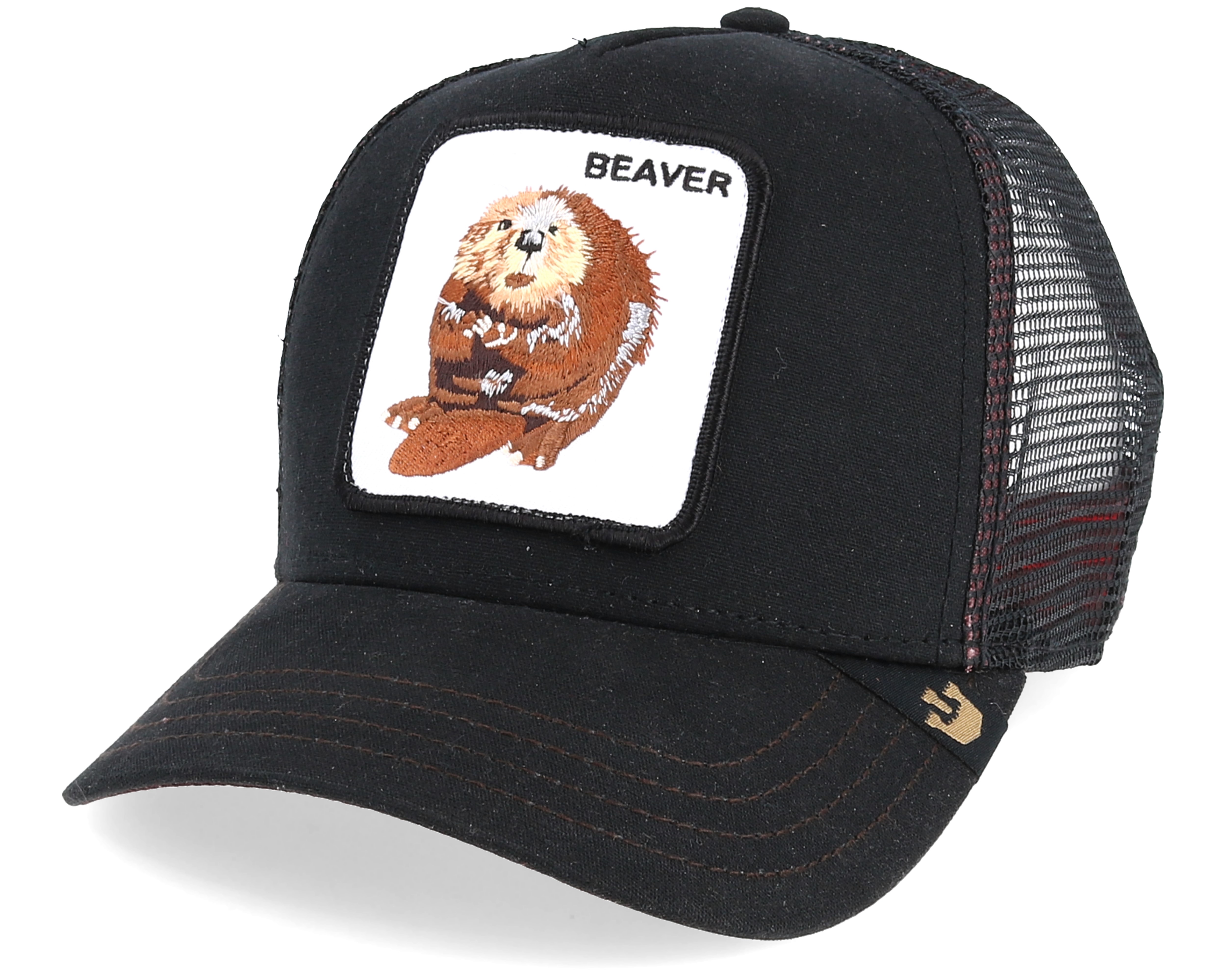 Waxed Black Trucker - Goorin Bros. | Hatstoreworld.com