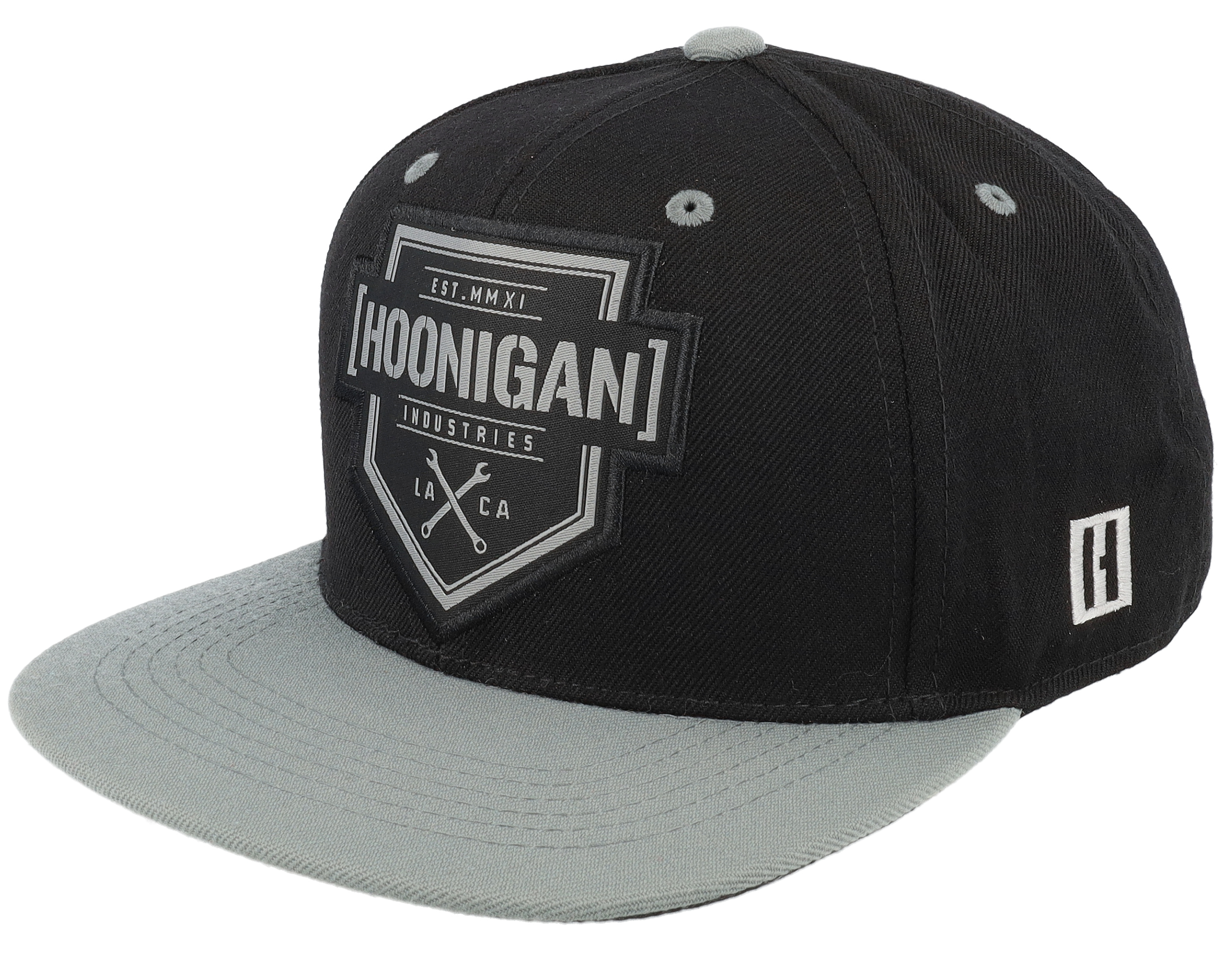 Bracket X Black/Grey Snapback - Hoonigan | Hatstoreworld.com