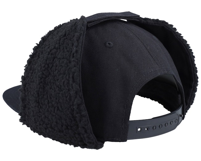 Logo Black Earflap - Bearded Man caps - Hatstoreworld.com