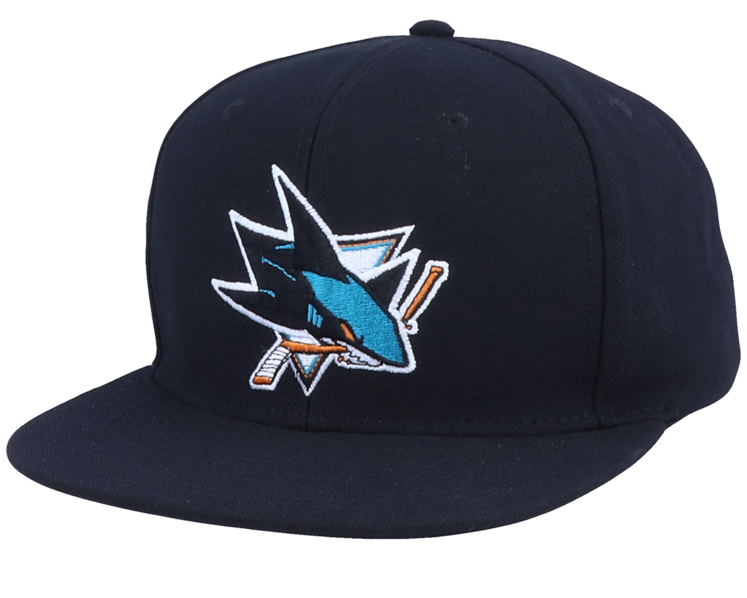 San Jose Sharks Value Core Black Snapback | Hatstoreworld.com