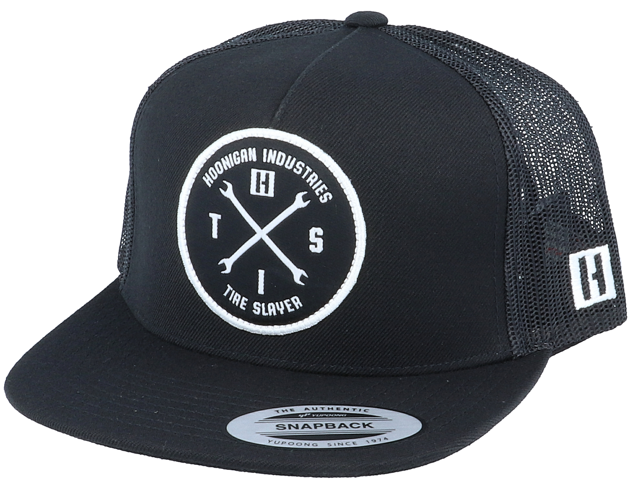 Hits V2 5 Panel Black/White Trucker - Hoonigan cap | Hatstoreworld.com
