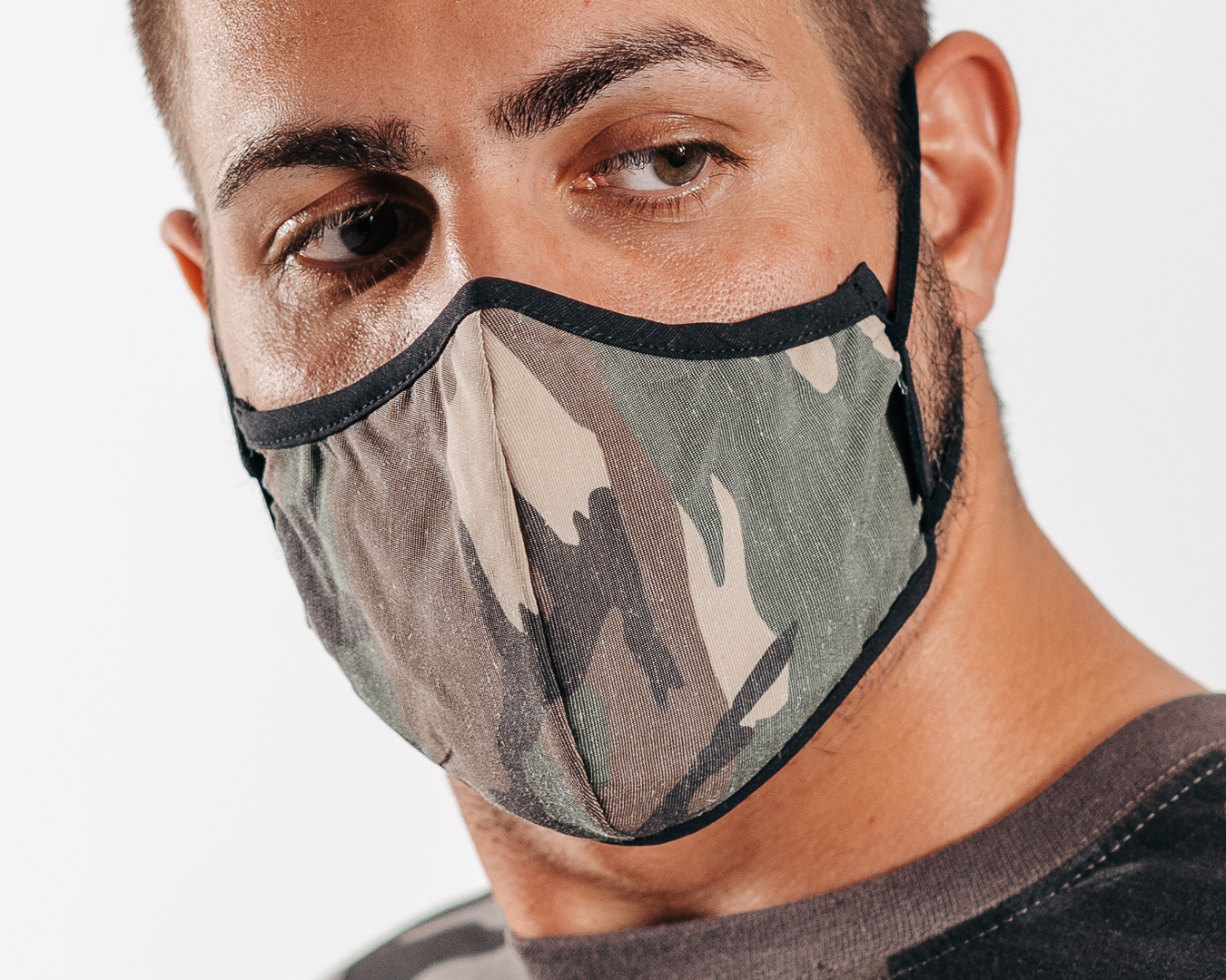 Antimicrobial Camo Face Mask | Hatstoreworld.com