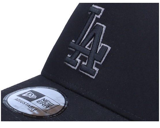 Los Angeles Dodgers Bob Team Logo 9Forty A-Frame Black Trucker - New ...