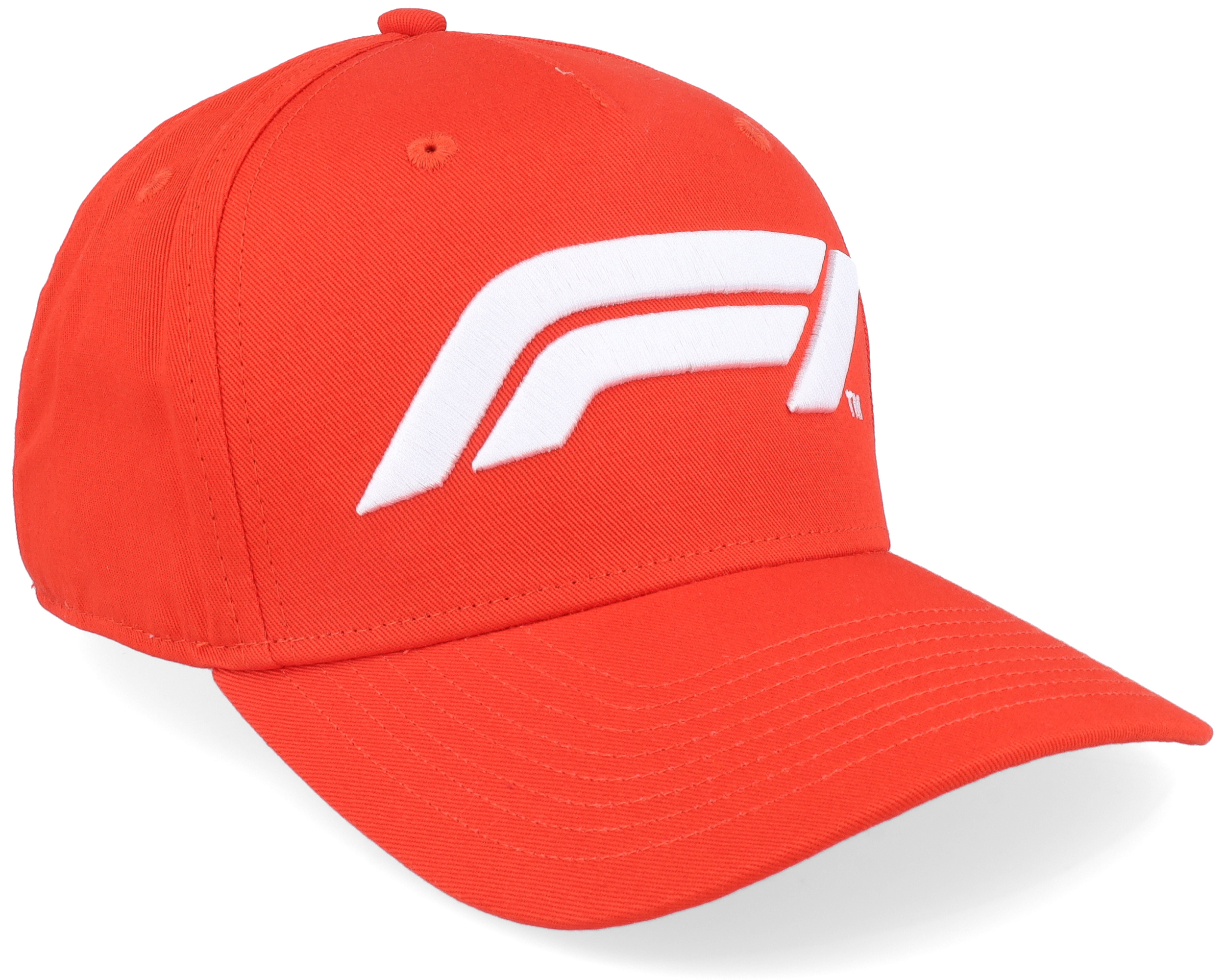 F1 Large Logo Red/White Adjustable - Formula One cap | Hatstoreworld.com