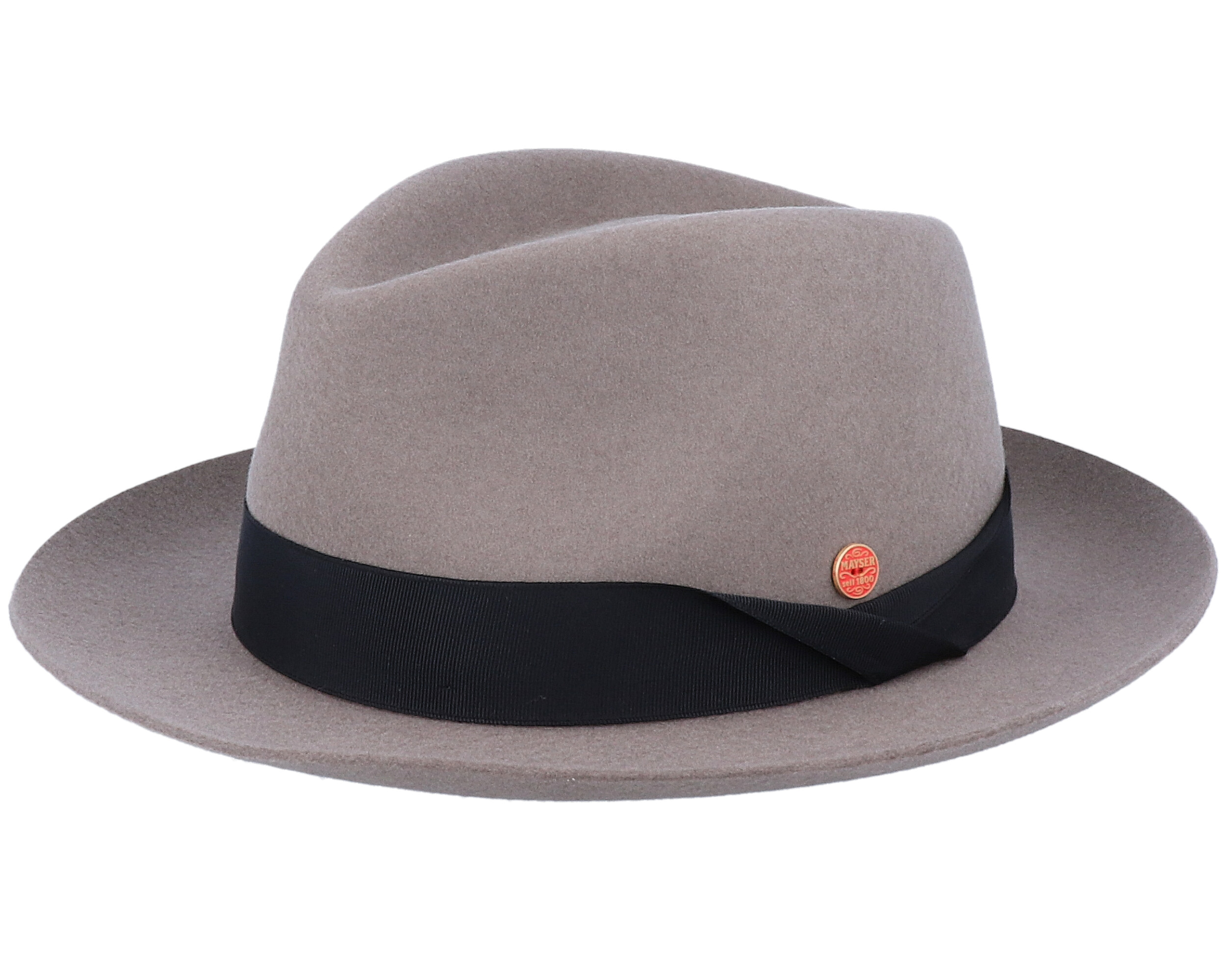 Samuel Wool Murmel Grey Fedora | Hatstore.com