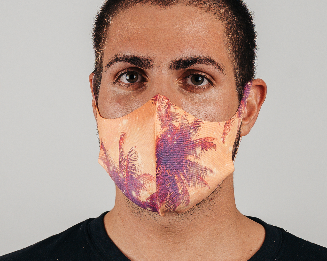 1-Pack Sunset Sky Palms Face Mask - Zeri | Hatstoreworld.com