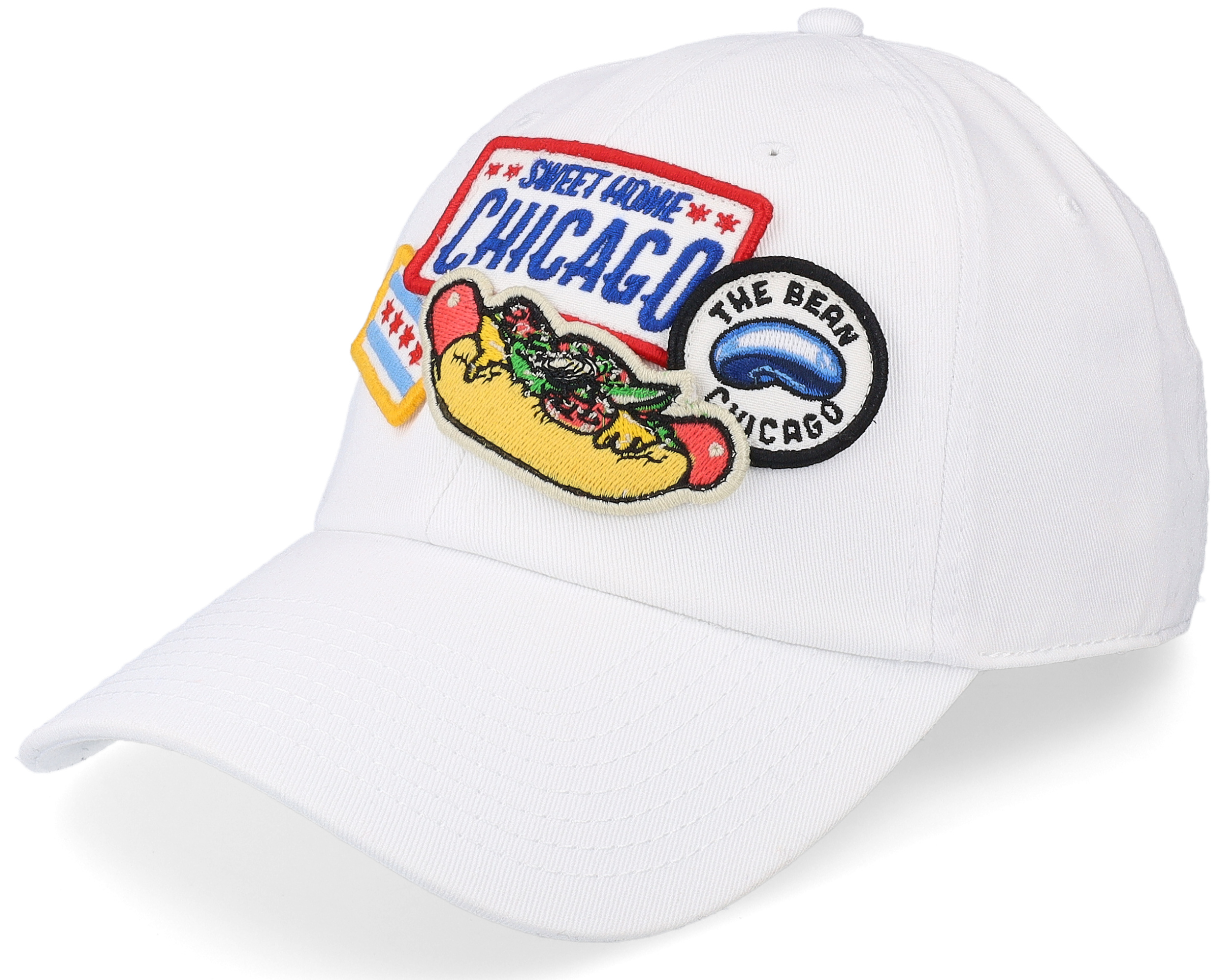 Chicago Iconic White Dad Cap | Hatstoreworld.com