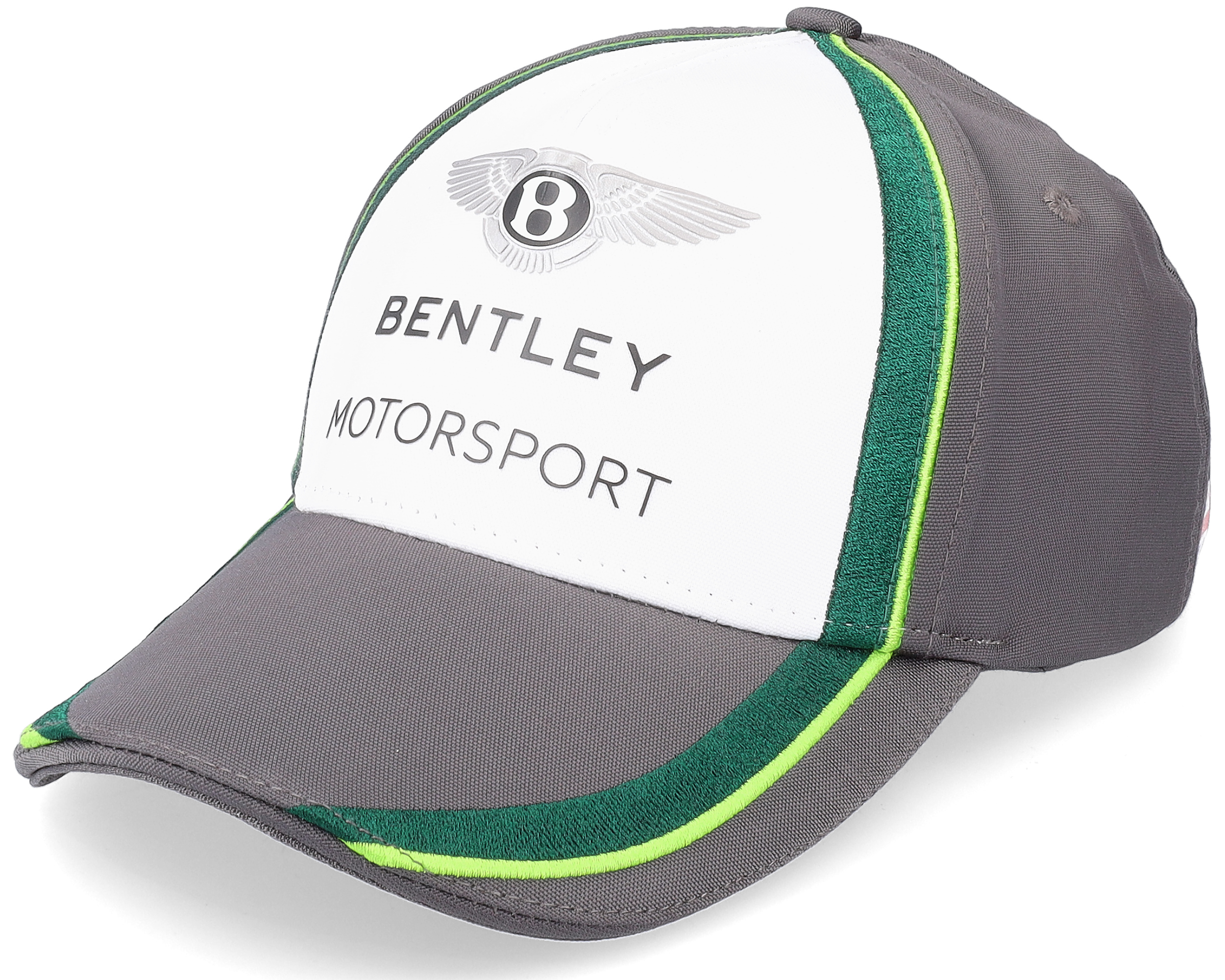 Kids Team Cap White/Grey Adjustable | Hatstoreworld.com