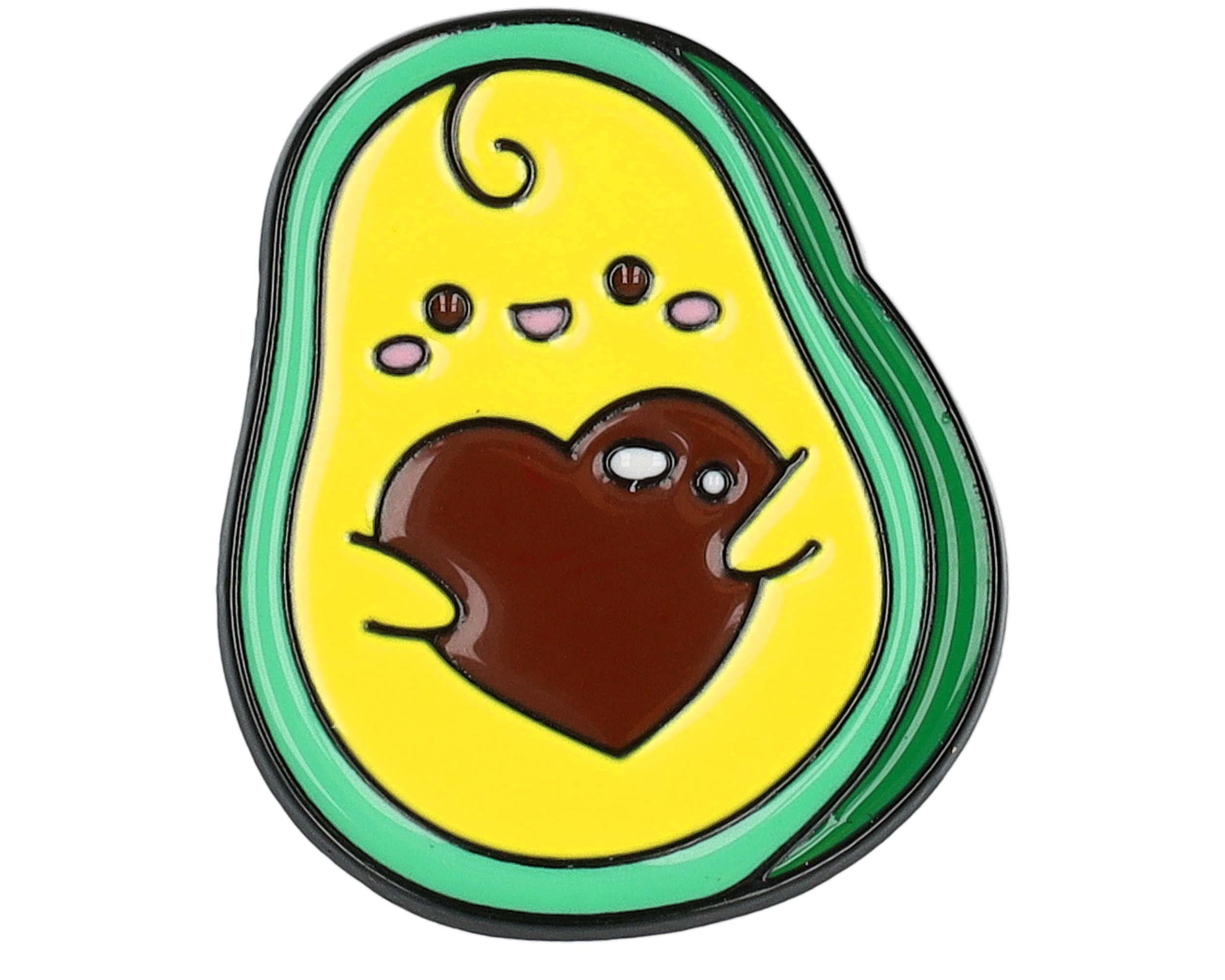 Avocado Metal Enamel Pin | Hatstoreworld.com