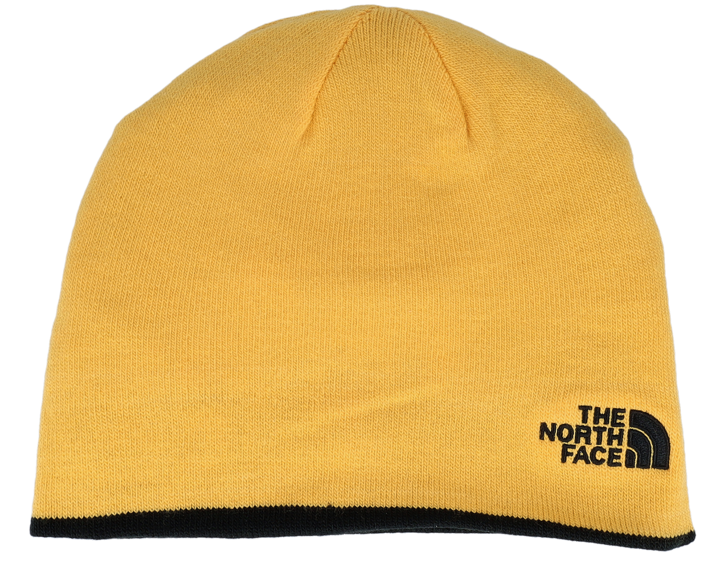 Reversible Banner Black Yellow Beanie The North Face Hatstorecompany