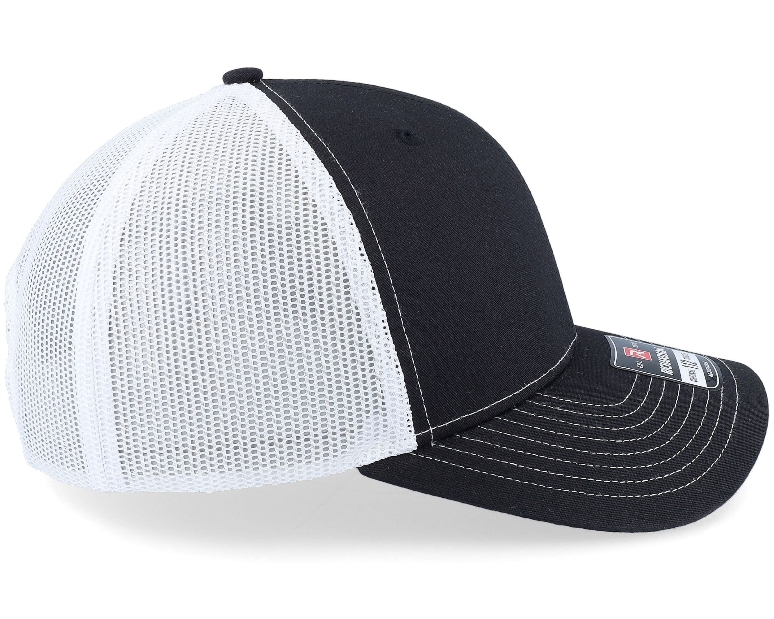 112 Split Black/White Trucker - Richardson cap | Hatstoreworld.com