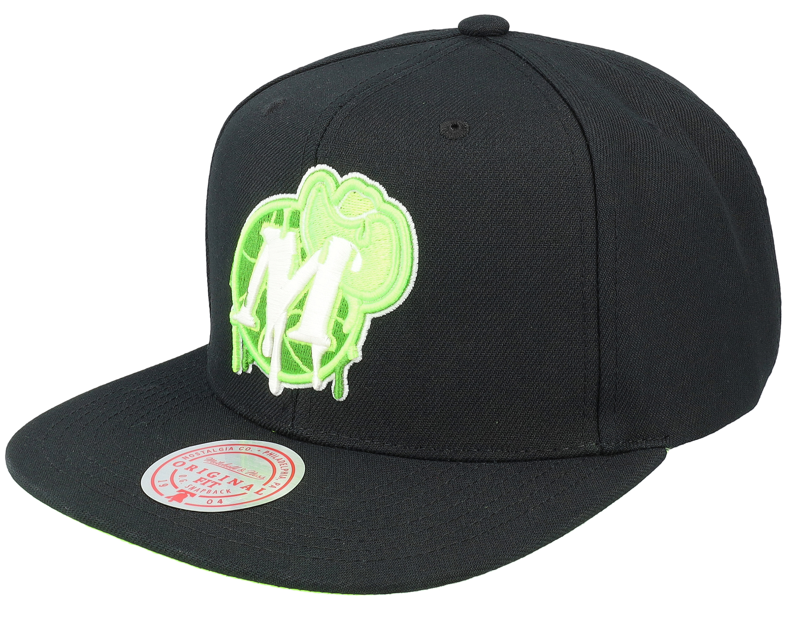 Dallas Mavericks Slime Drip Black Snapback | Hatstoreworld.com